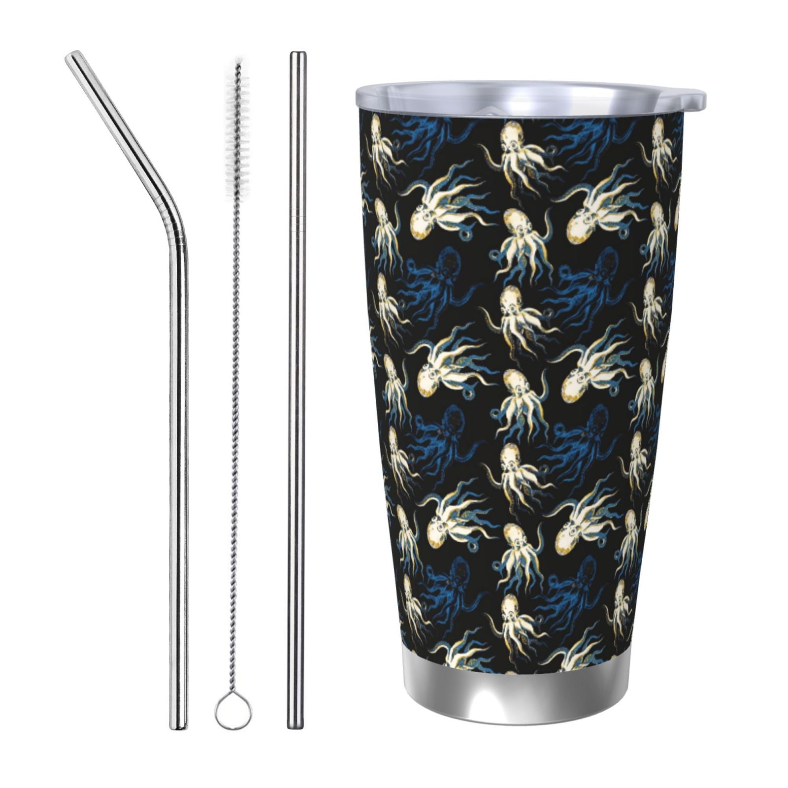 Gaeub Octopus 1 Print 20-Ounce Stainless Steel Car Cup,Tumblers Cups ...