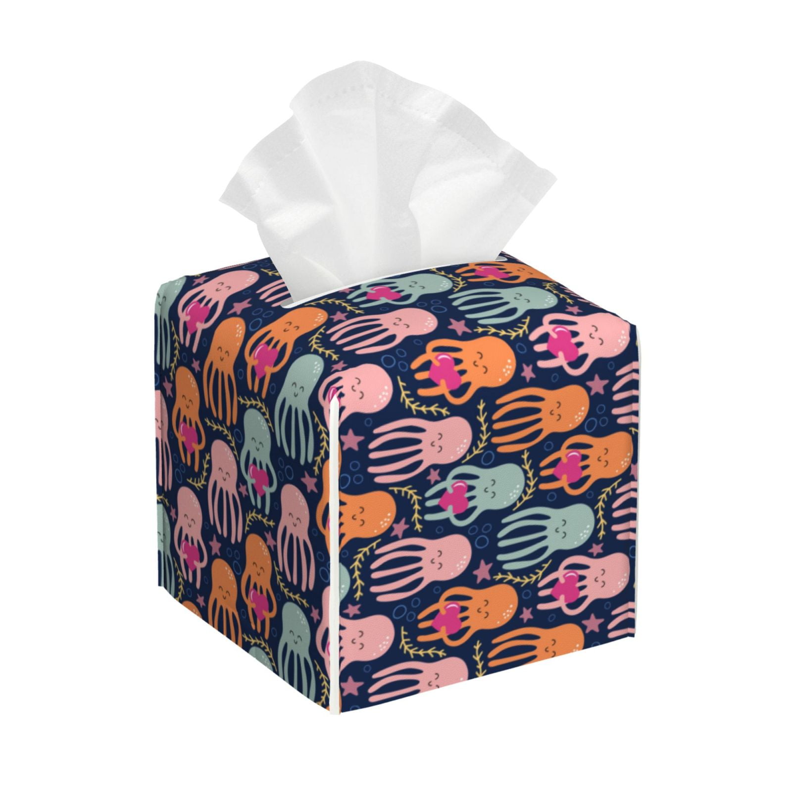 Gaeub Octopus in love Print Leather Tissue Box Cover Square,Tissue ...