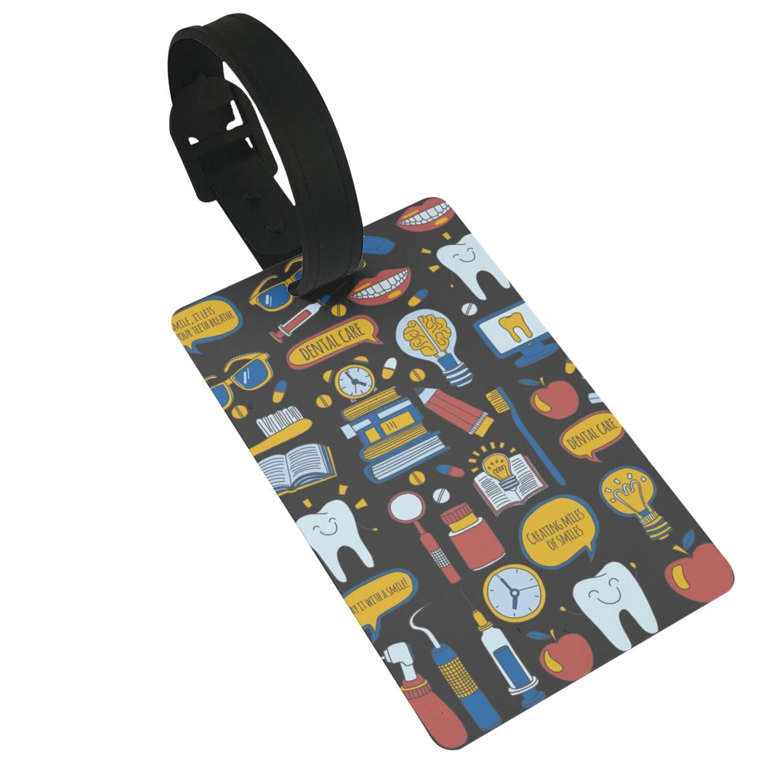 Gaeub One Size Printed Travel Luggage Identification Tags, Golf Bag ...
