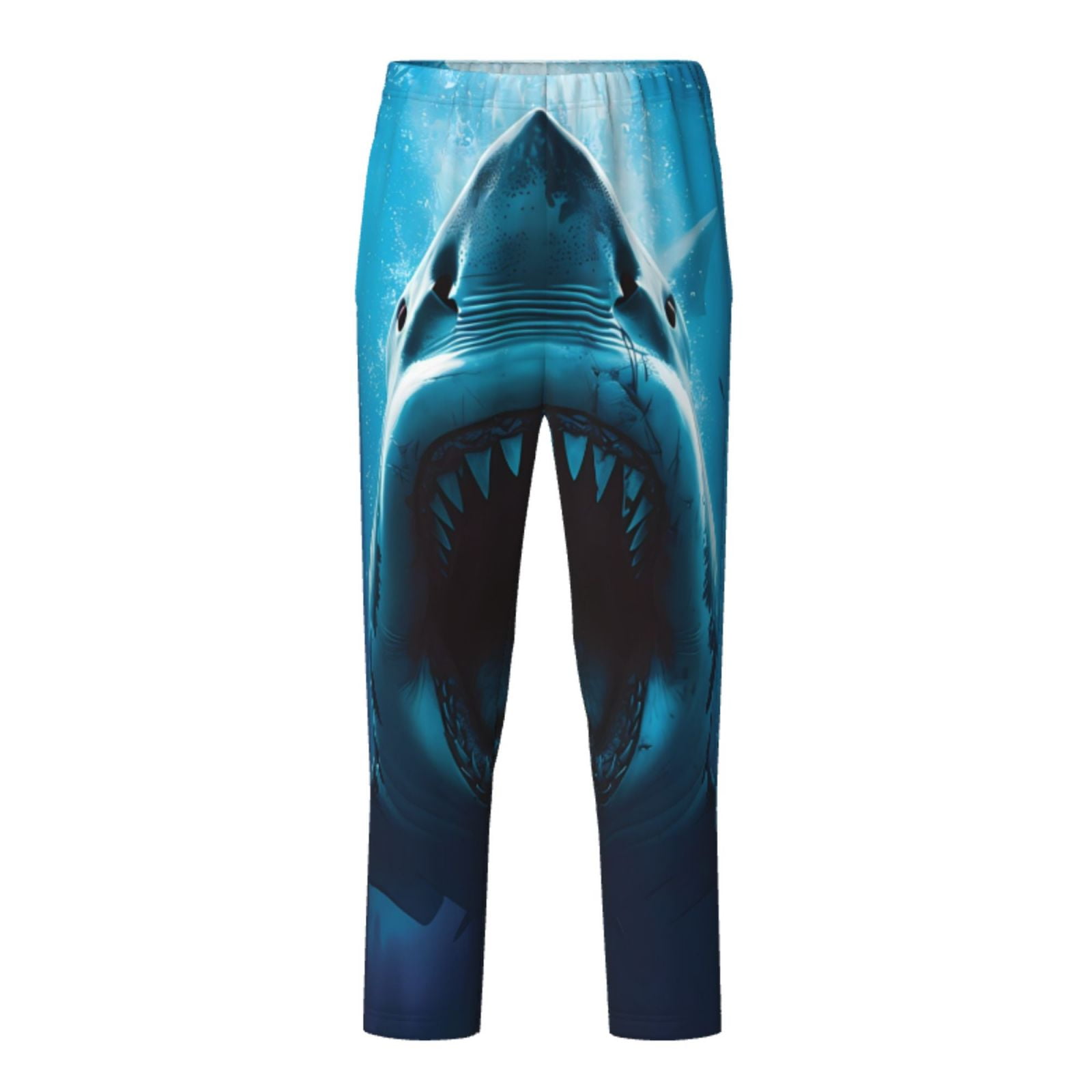 Gaeub Open-Mouthed Shark Print Boys Girls Pajama Pants,Pajama Bottoms ...