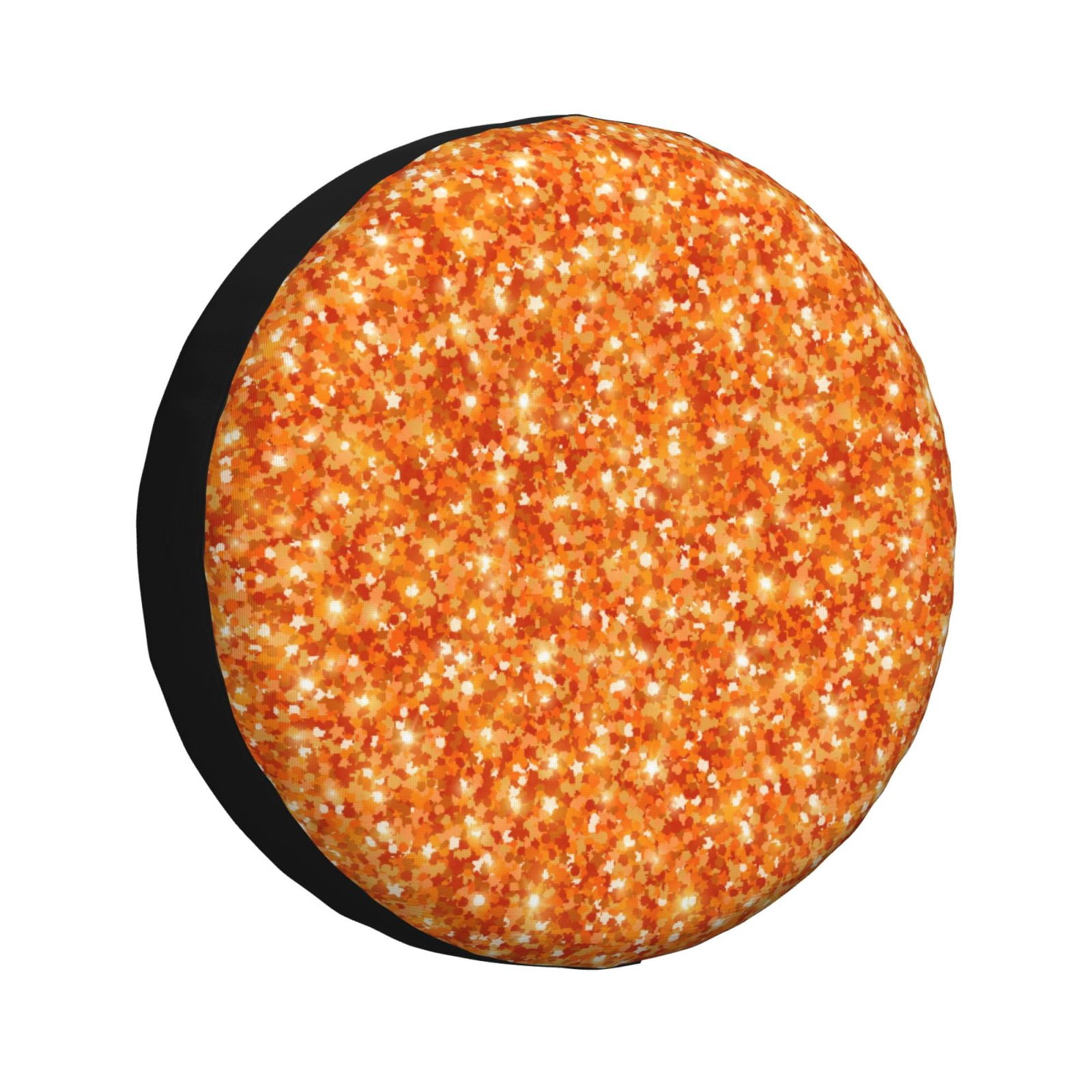 Gaeub Orange Glitter 14-17in Tire Cover, Spare Tire Cover, for Camper ...