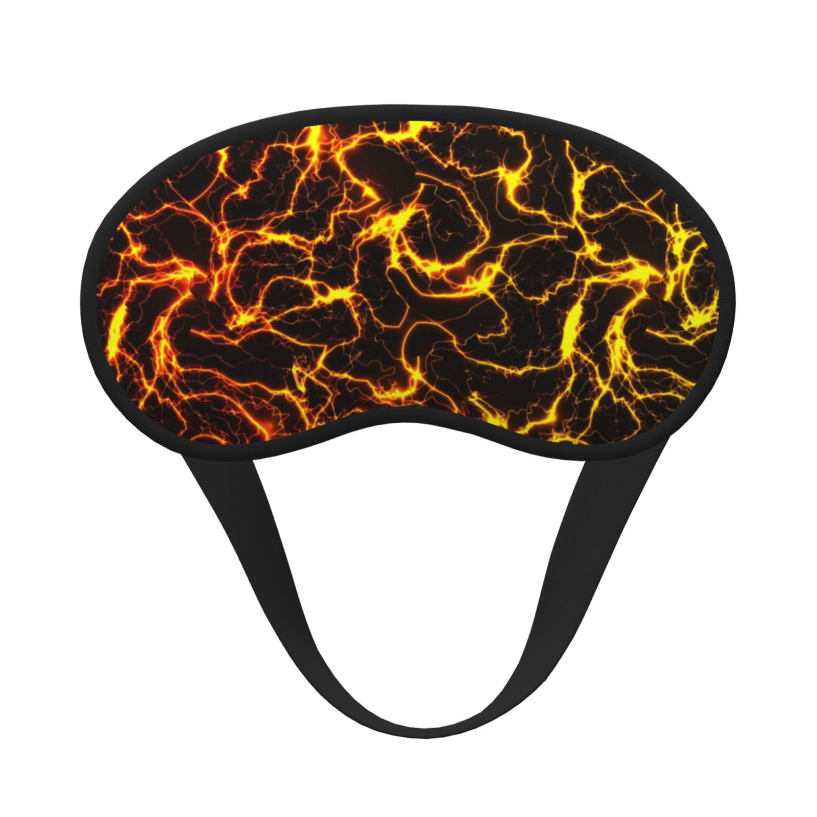 Gaeub Orange Lightning Printed Sleep Mask, Eye Masks for Sleeping, Eye ...