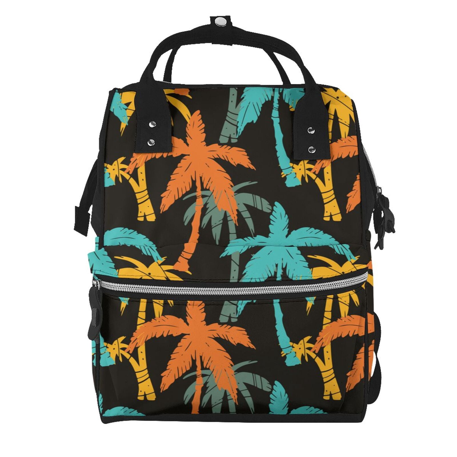 Gaeub Palm Trees Print Mummy Diaper Bag Backpack,Durable Maternity Baby ...