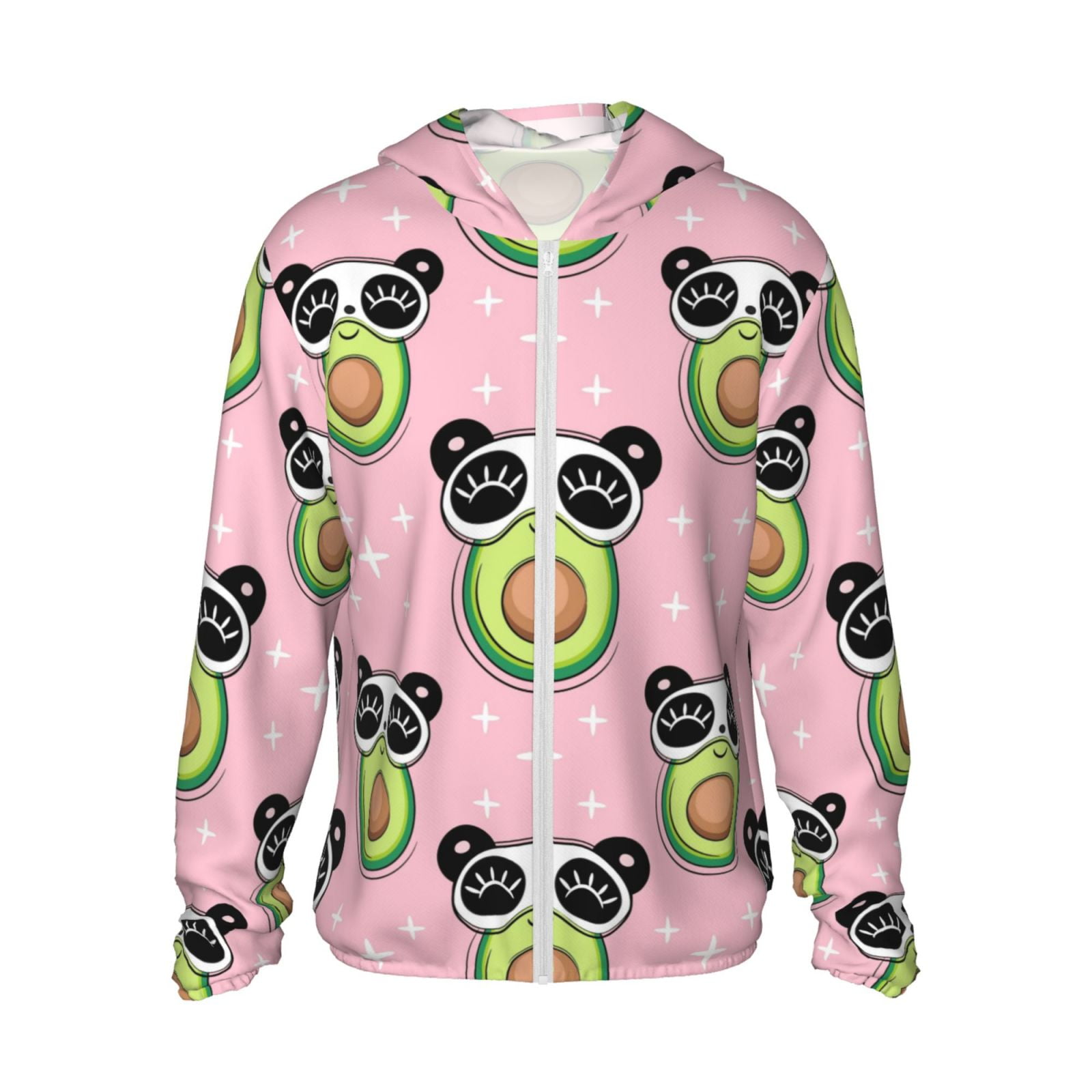 Gaeub Panda Avocado Men's and Women's UPF 50+ Long-Sleeved Sun ...
