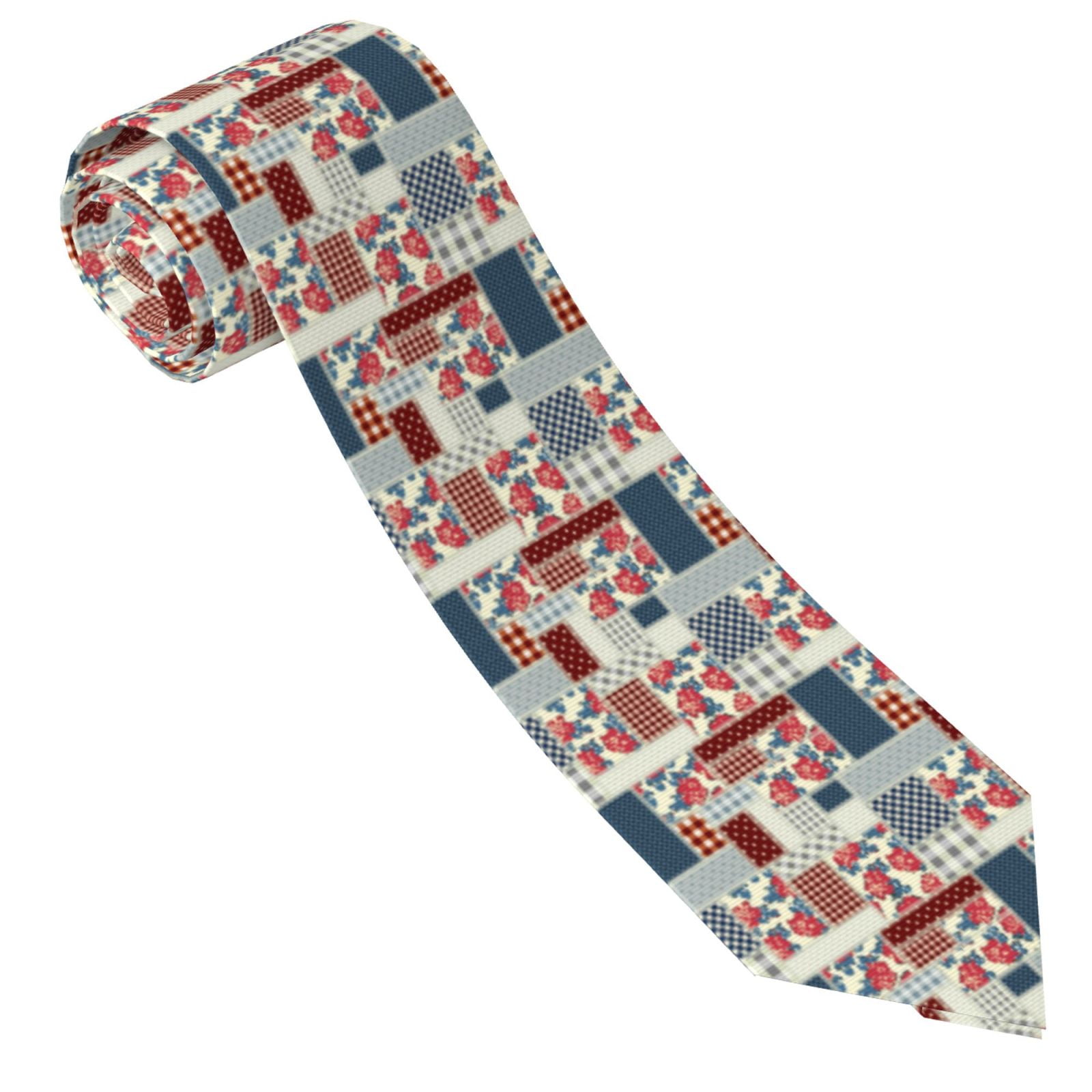 Gaeub Patchwork In Country Style Men's Classic Woven Jacquard Necktie ...