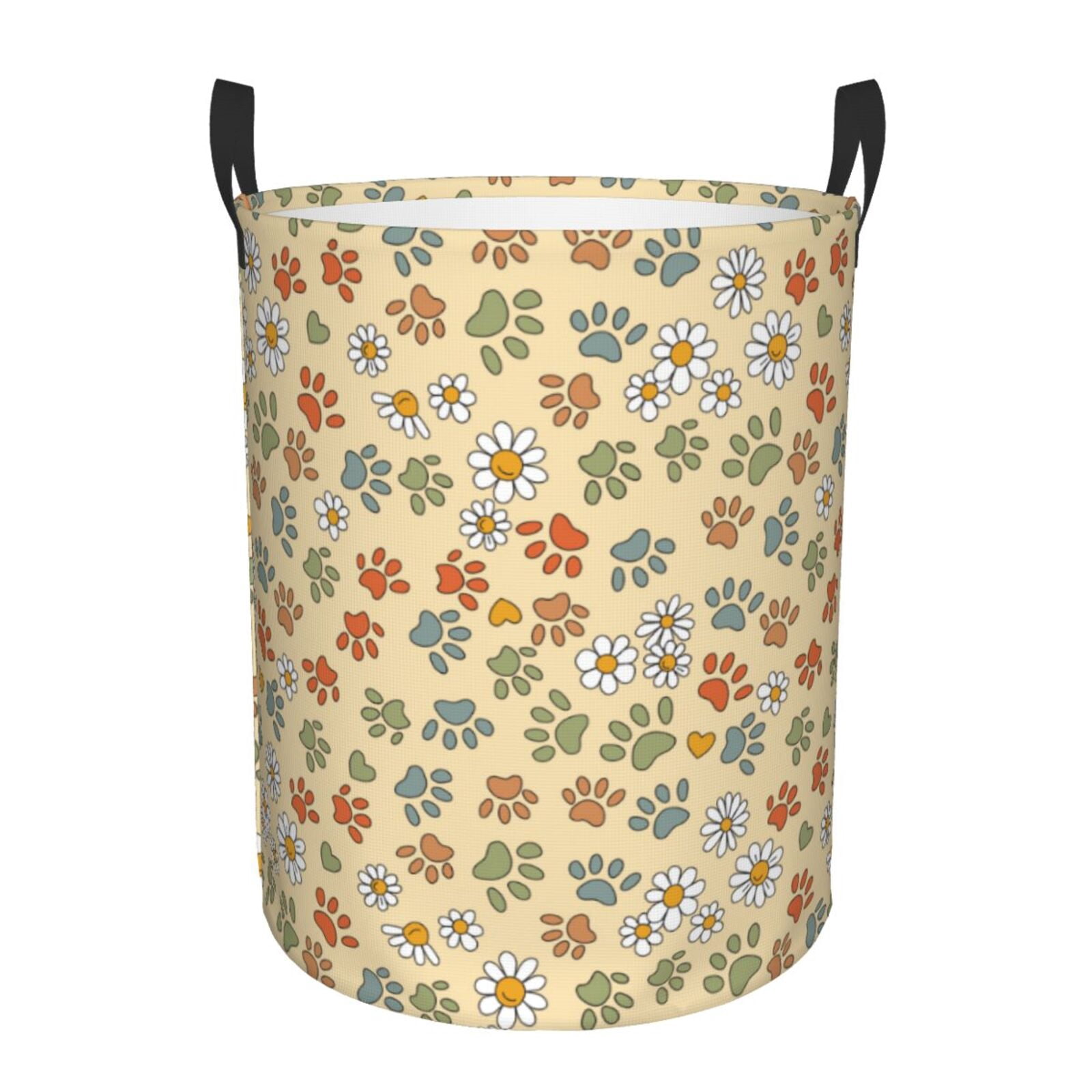 Gaeub Paw In Groovy Style Dirty Clothes Storage Basket, Toy Storage Bin ...