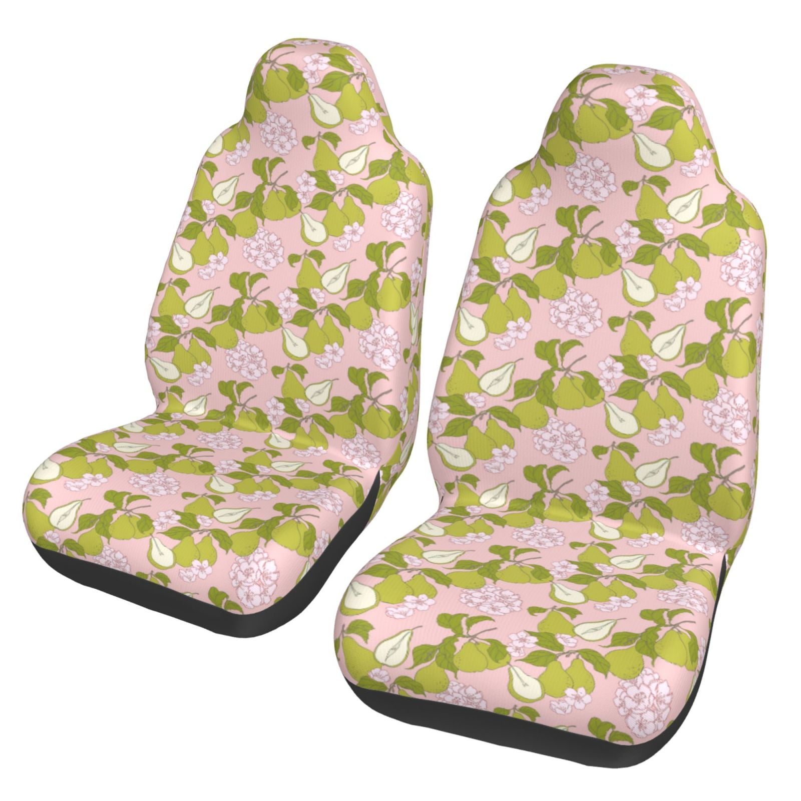Gaeub Pears And Flower Full Set Car Seat Covers with Soft Padding ...