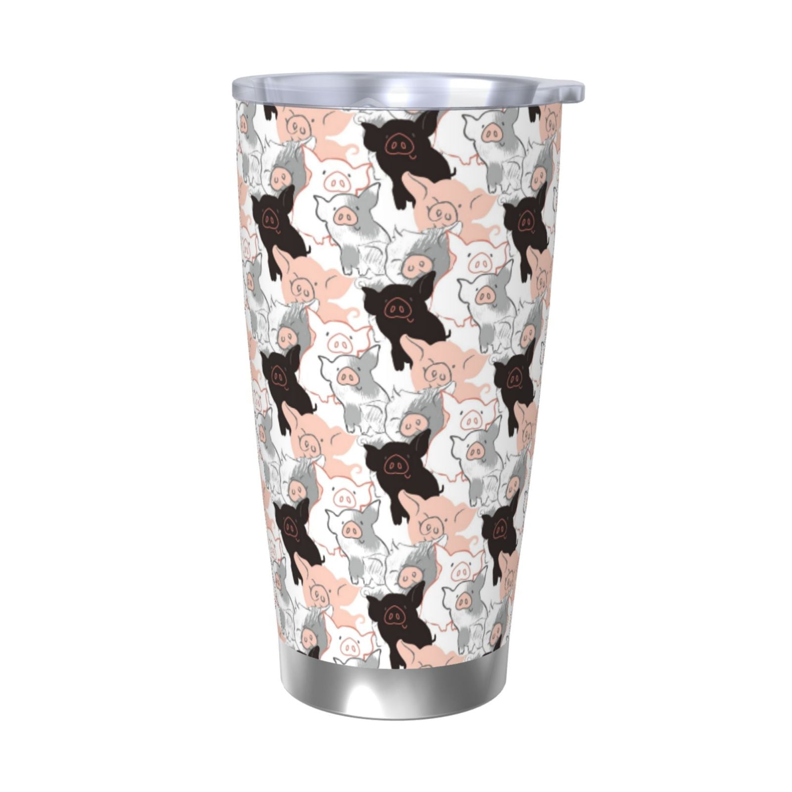 Gaeub Pigs Print 20-Ounce Stainless Steel Car Cup,Tumblers Cups with ...