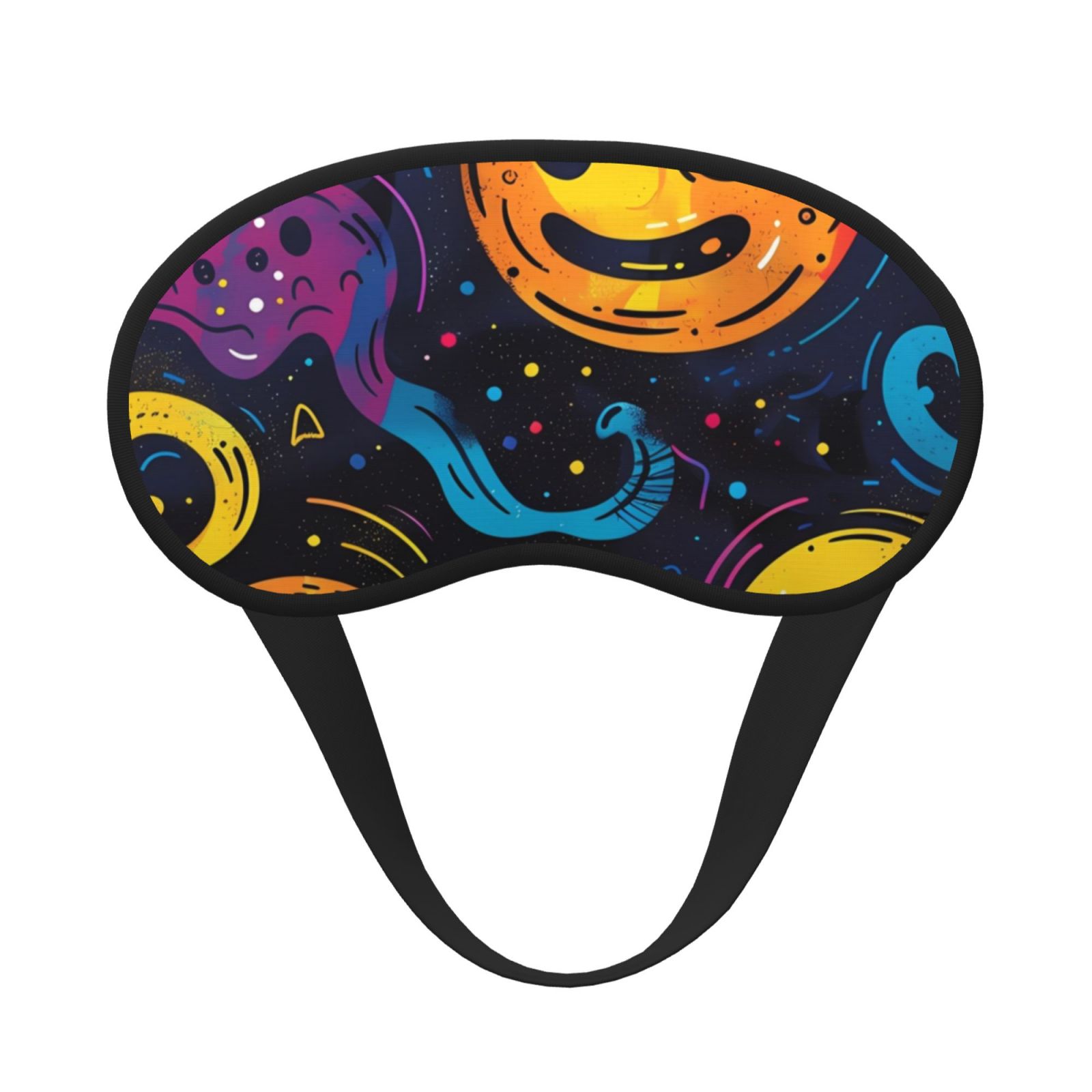 Gaeub Playful Ghosts Night Sky Printed Sleep Mask, Eye Masks for ...