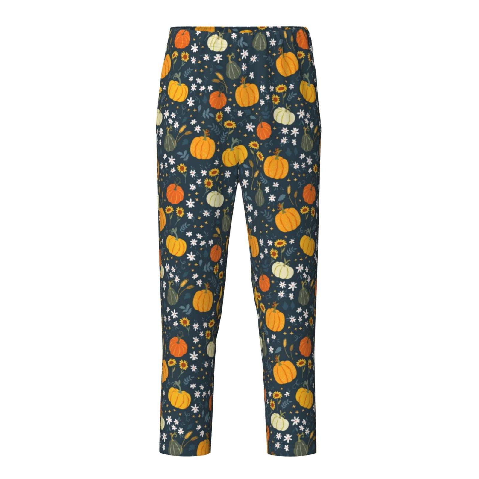 Gaeub Pumpkin Print Boys Girls Pajama Pants,Pajama Bottoms for Kids ...