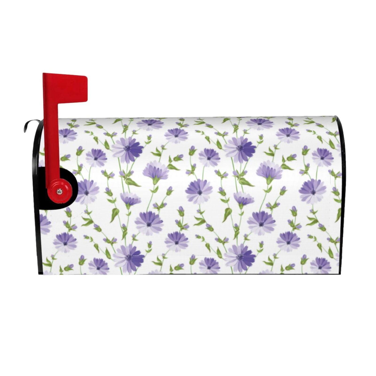 Gaeub Purple Chicory Print Mailbox Covers Magnetic,Mailbox Covers ...