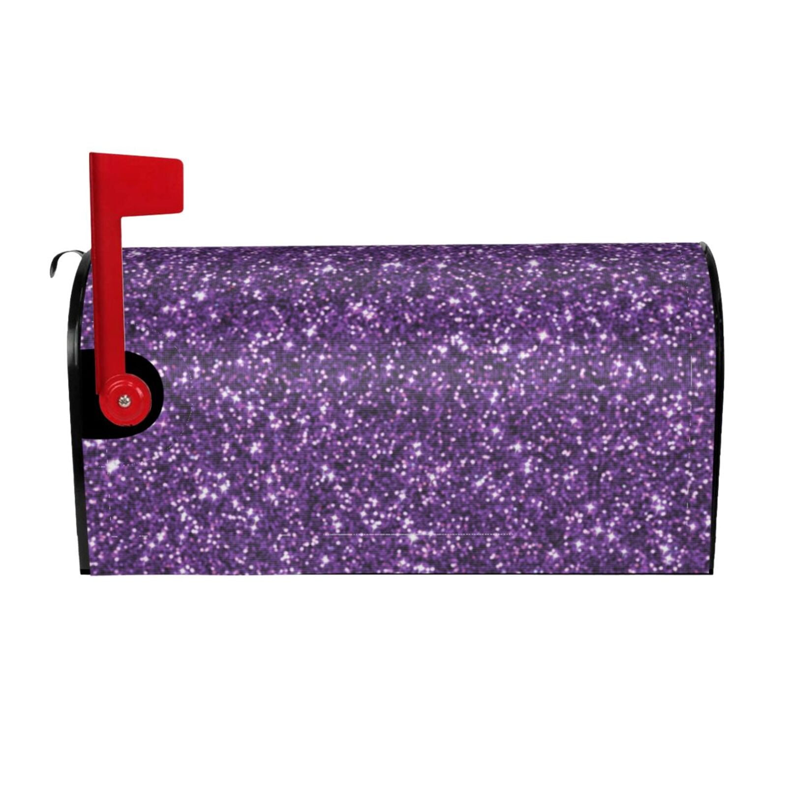 Gaeub Purple Glitter Print Mailbox Covers Magnetic,Mailbox Covers ...