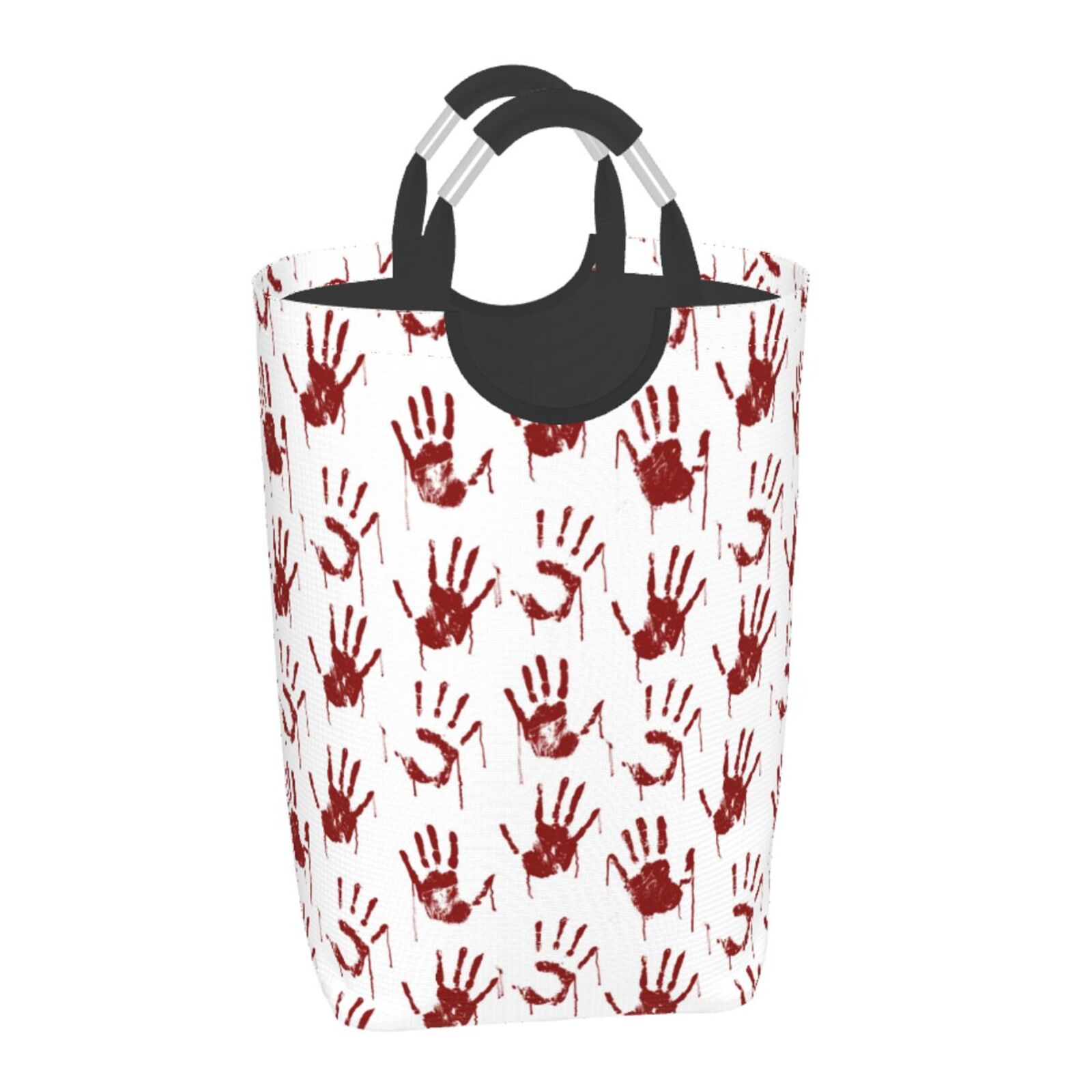 Gaeub Red Bloody Scary Hands2 Print 50L Large Laundry Hampers with ...