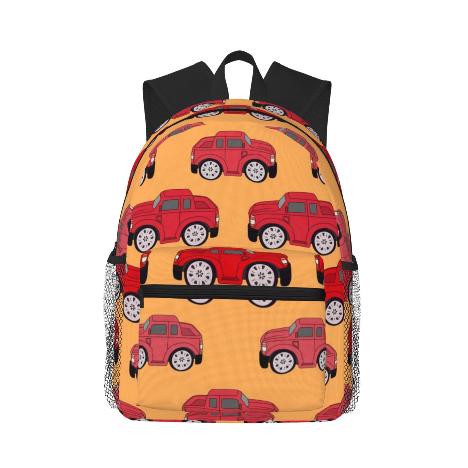 Gaeub Red Cars School Backpack Waterproof Bookbag for Men Women College ...