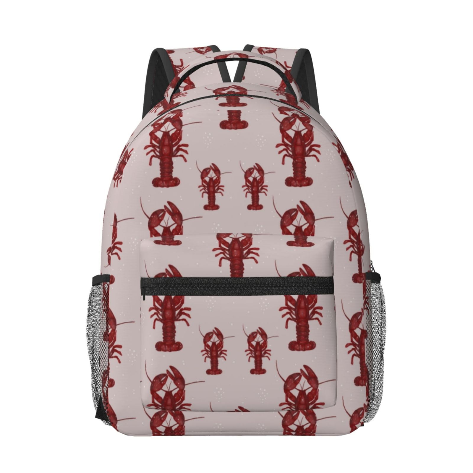 Gaeub Red Lobster With Claws Durable Canvas Backpack Rucksack Vintage ...