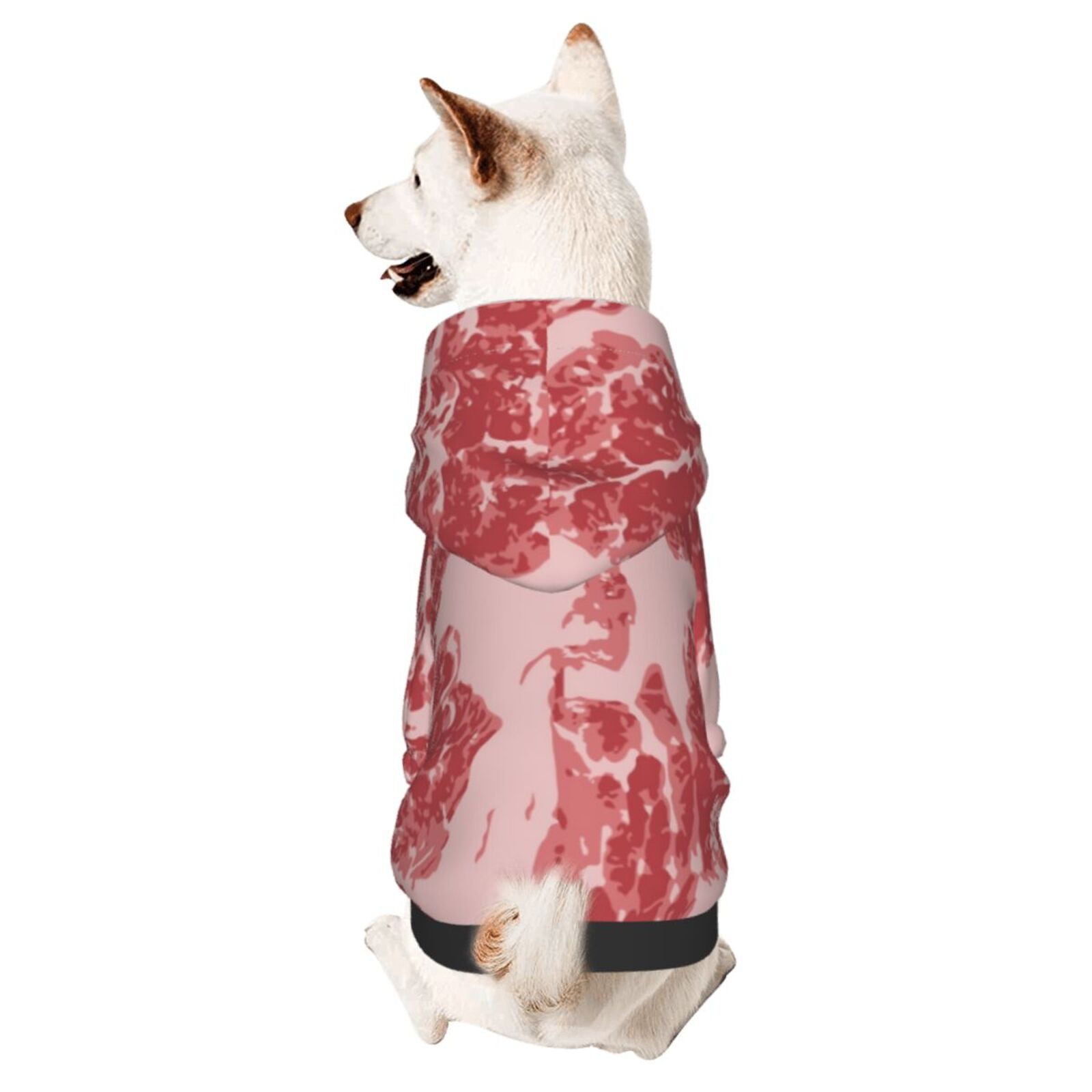 Gaeub Red Meat Dog Hoodie Sweatshirts Warm Dog Clothes for Small Dogs ...