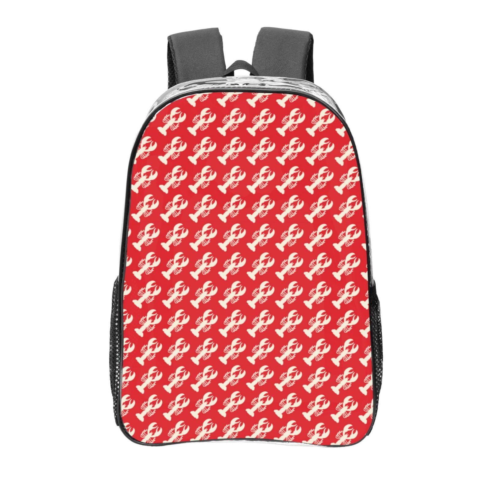 Gaeub Retro Lobsters Print Clear Backpack ,Clear Transparent Backpack ...