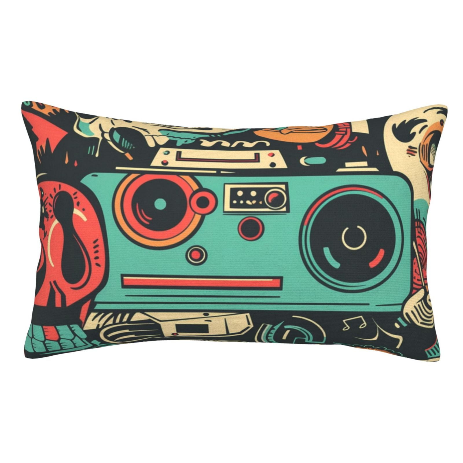 Gaeub Retro Pop Art Collage Flannel Fleece Throw Blanket - Cozy Home ...