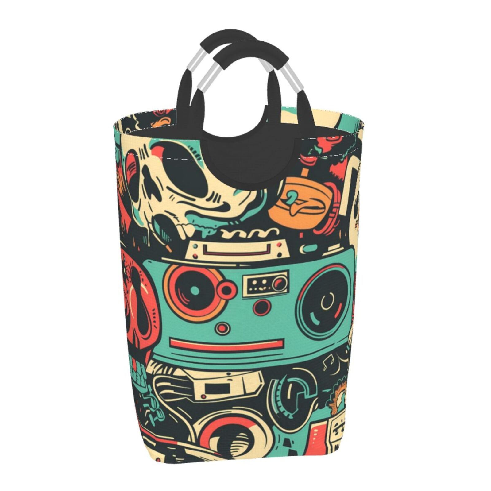 Gaeub Retro Pop Art Collage Print 50L Large Laundry Hampers with ...