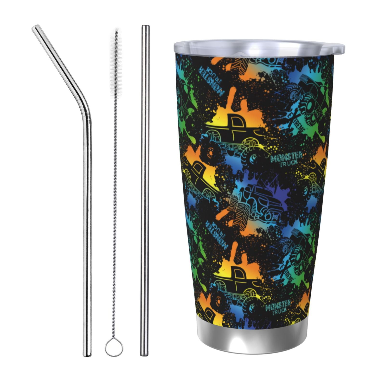 Gaeub Retro Truck Print 20-Ounce Stainless Steel Car Cup,Tumblers Cups ...