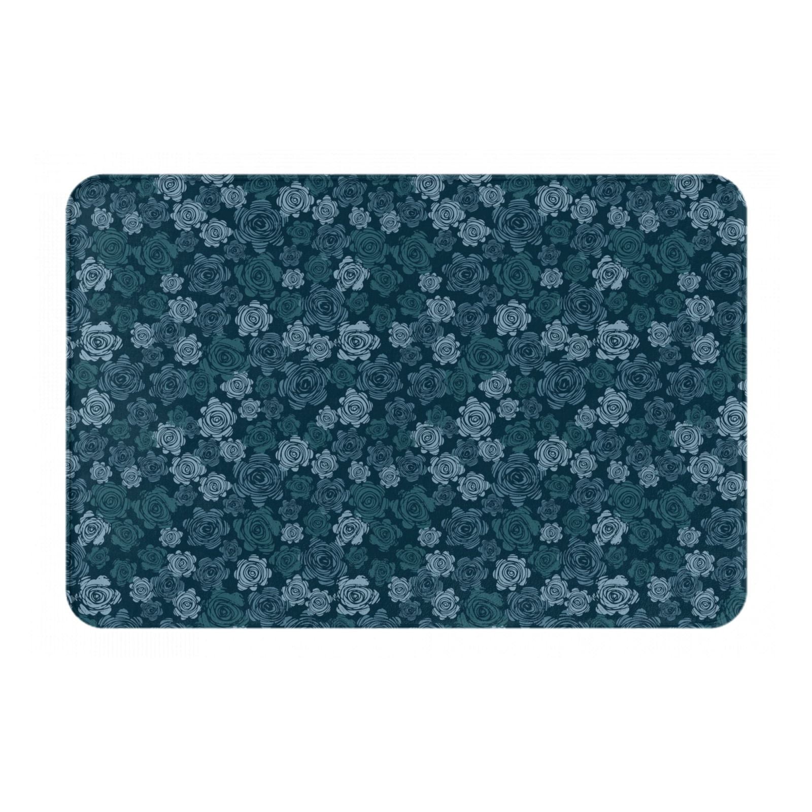 Gaeub Rose Flowers Print Door Mat with Heavy Duty Backing,Welcome Mats ...