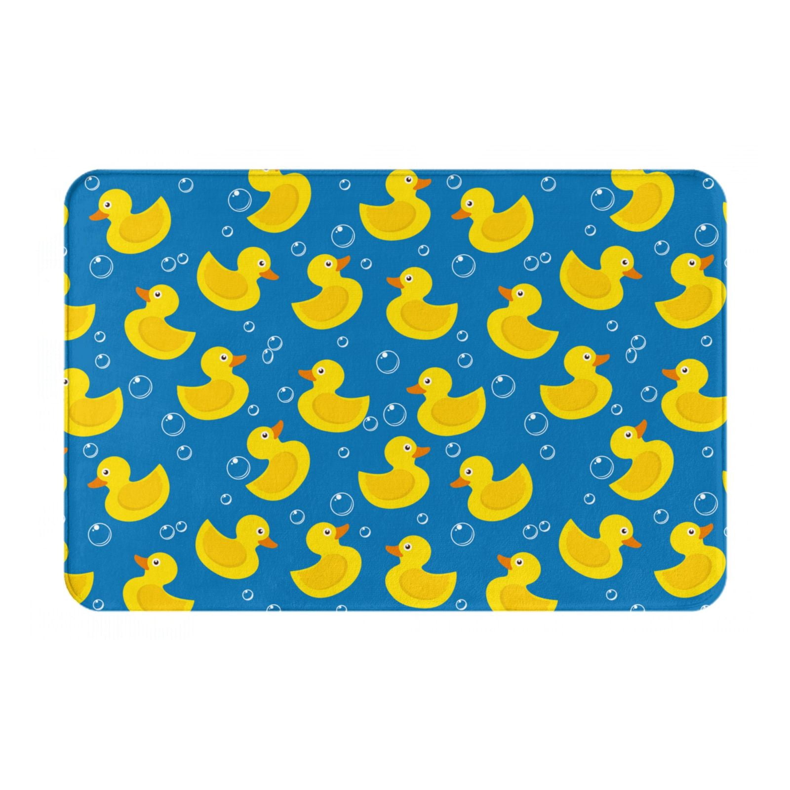 Gaeub Rubber Duck Print Door Mat with Heavy Duty Backing,Welcome Mats ...