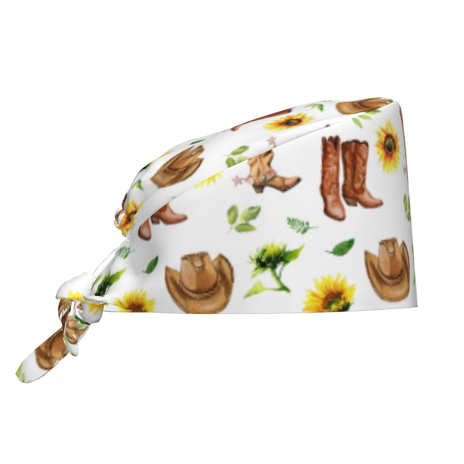 Gaeub Rustic Western Charm Print Cleaning Working Cap,Unisex Scrub Cap ...