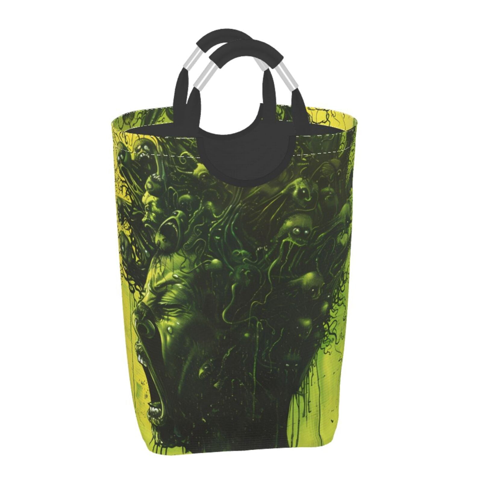 Gaeub Screaming Horror Art Print 50L Large Laundry Hampers with Handles ...