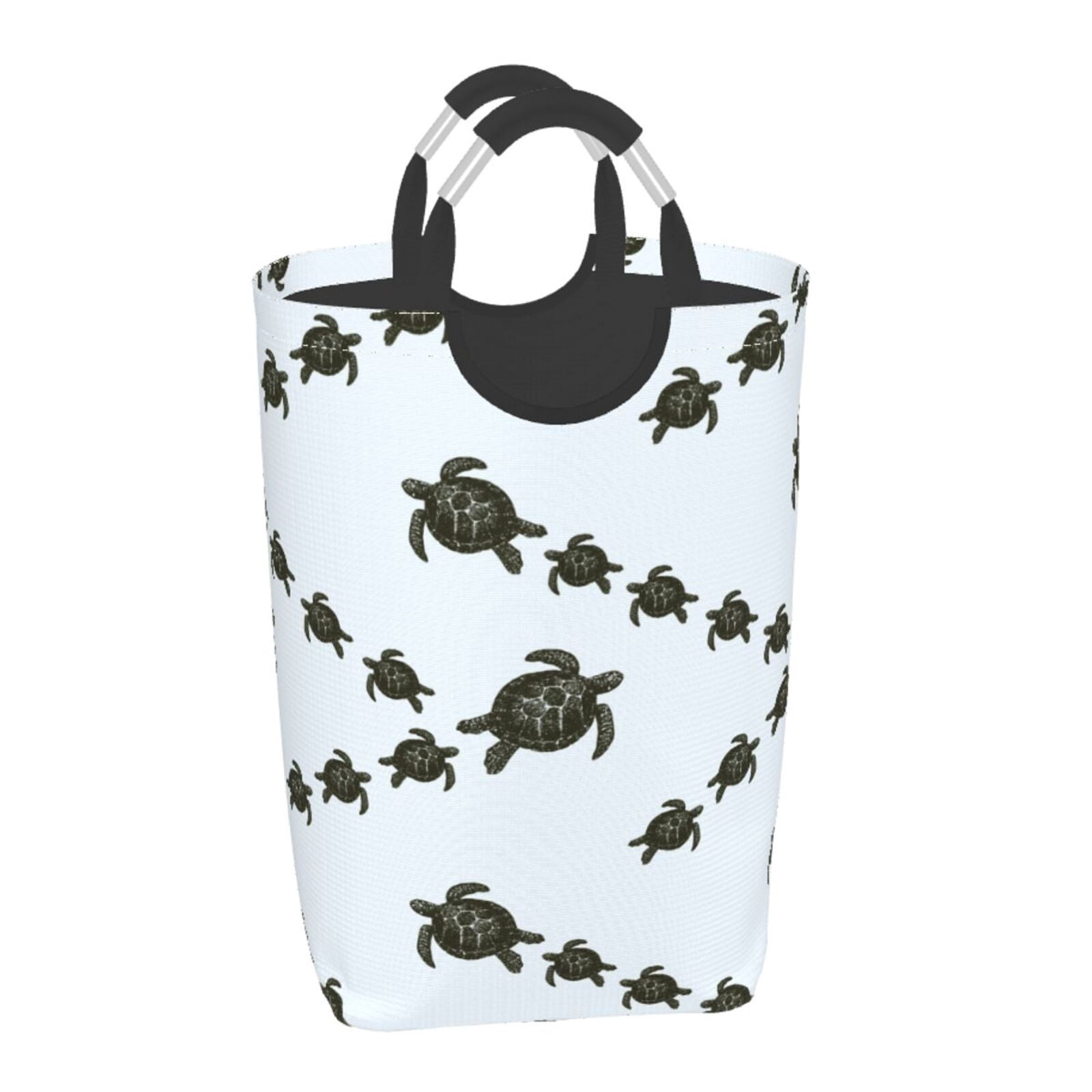 Gaeub Sea Turtle Print 50L Large Laundry Hampers with Handles ...