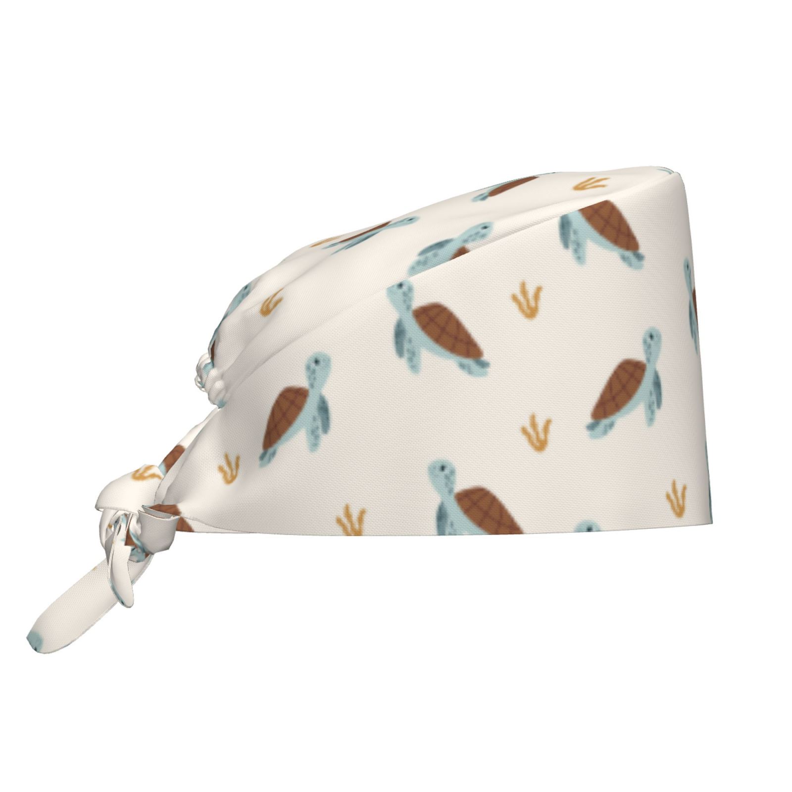 Gaeub Sea Turtle Print Cleaning Working Cap,Unisex Scrub Cap Nurse Hat ...