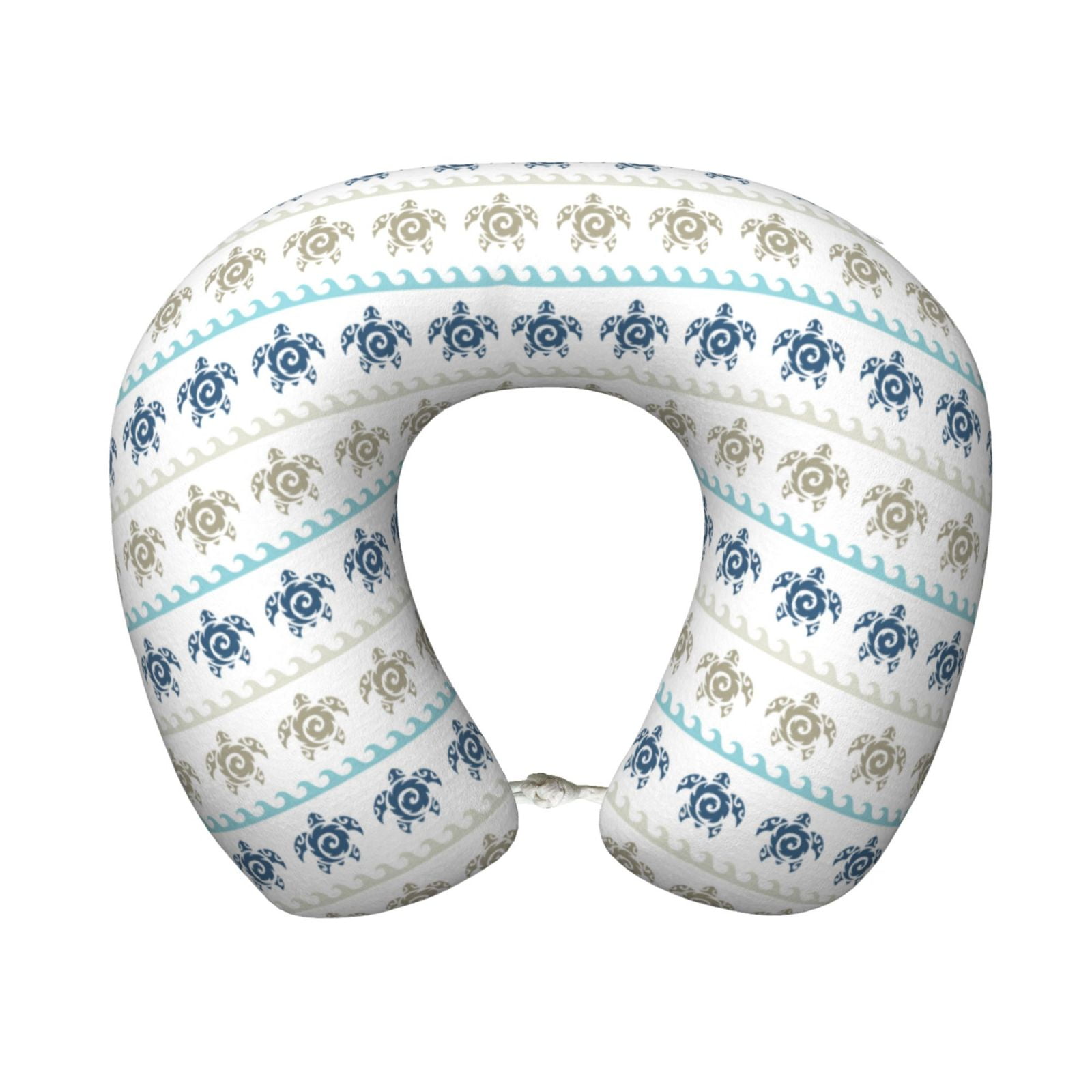 Gaeub Sea Turtle Print Memory Foam Travel Pillow,U-Shaped Neck Pillow ...