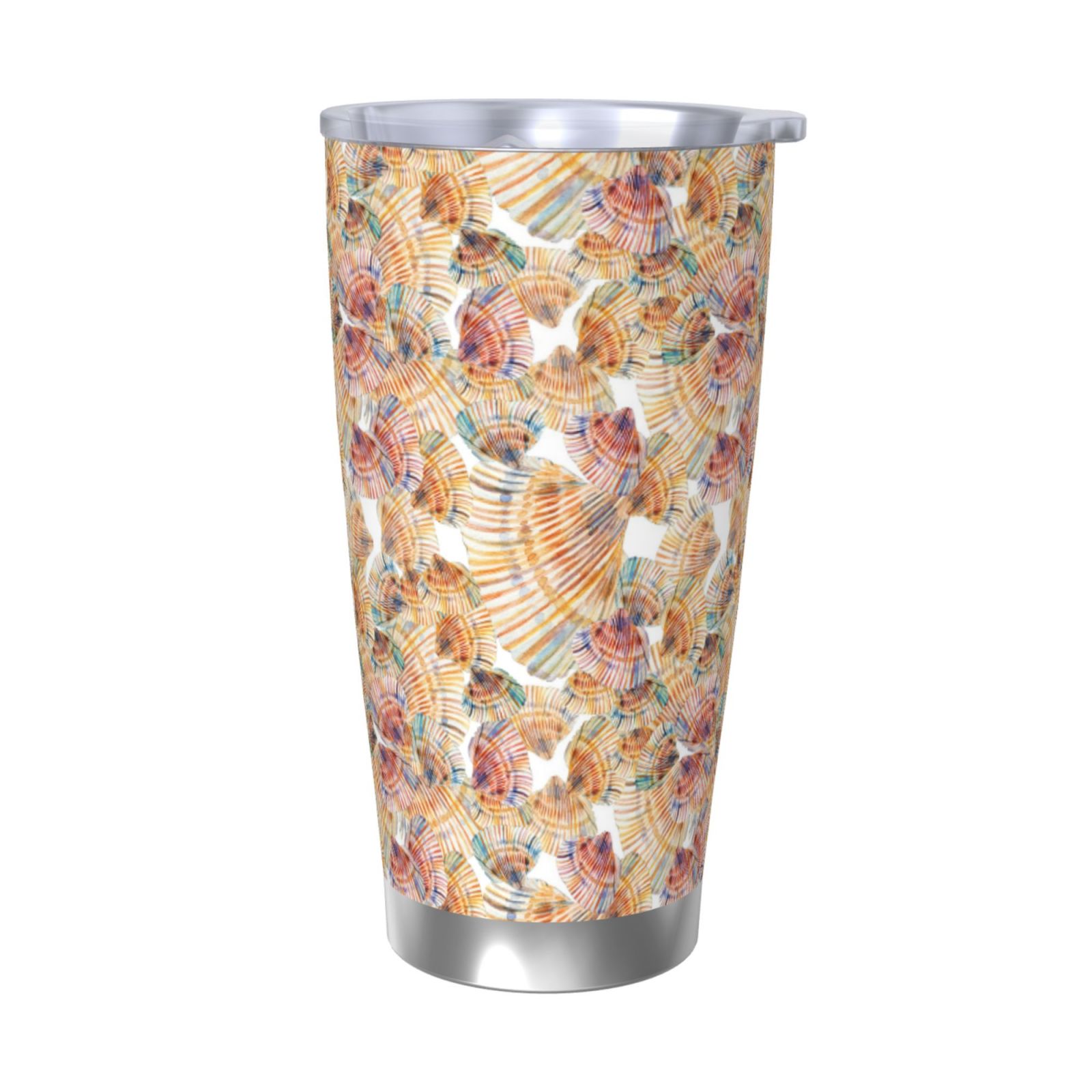Gaeub Seashells Print 20-Ounce Stainless Steel Car Cup,Tumblers Cups ...