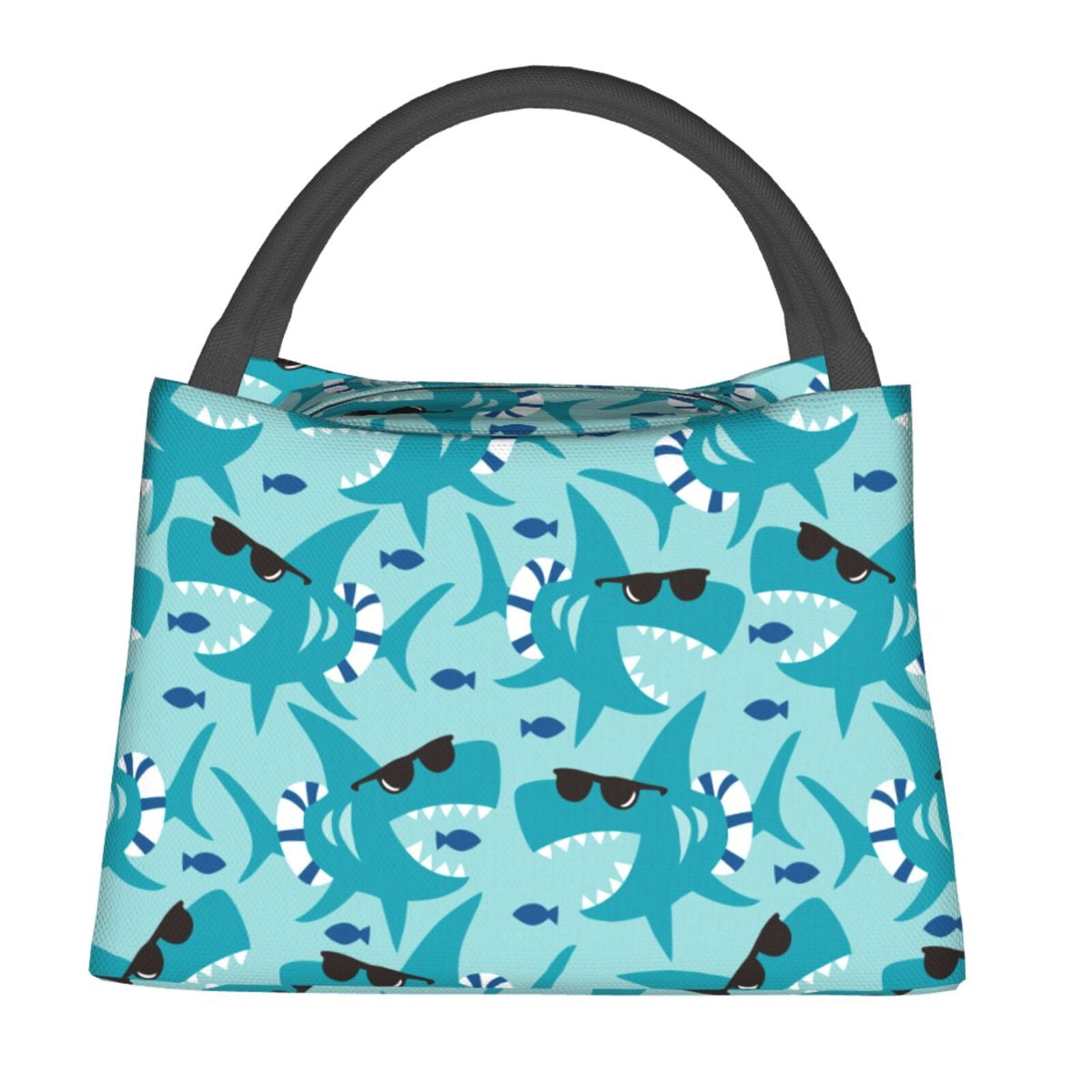 Gaeub Shark Wearing Sunglasses Collapsible Cooler Bag Insulated ...