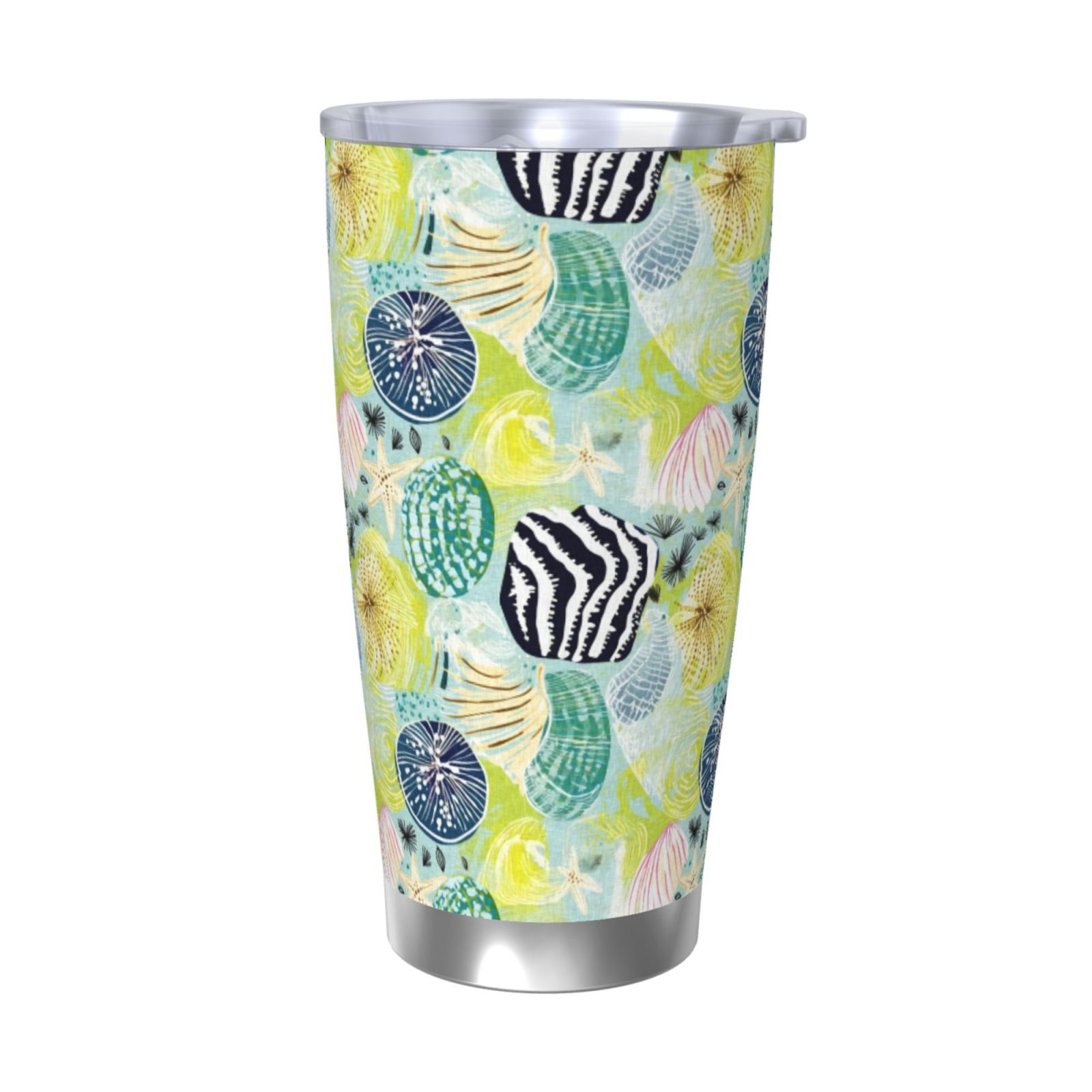 Gaeub Shell Clam Print 20-Ounce Stainless Steel Car Cup,Tumblers Cups ...