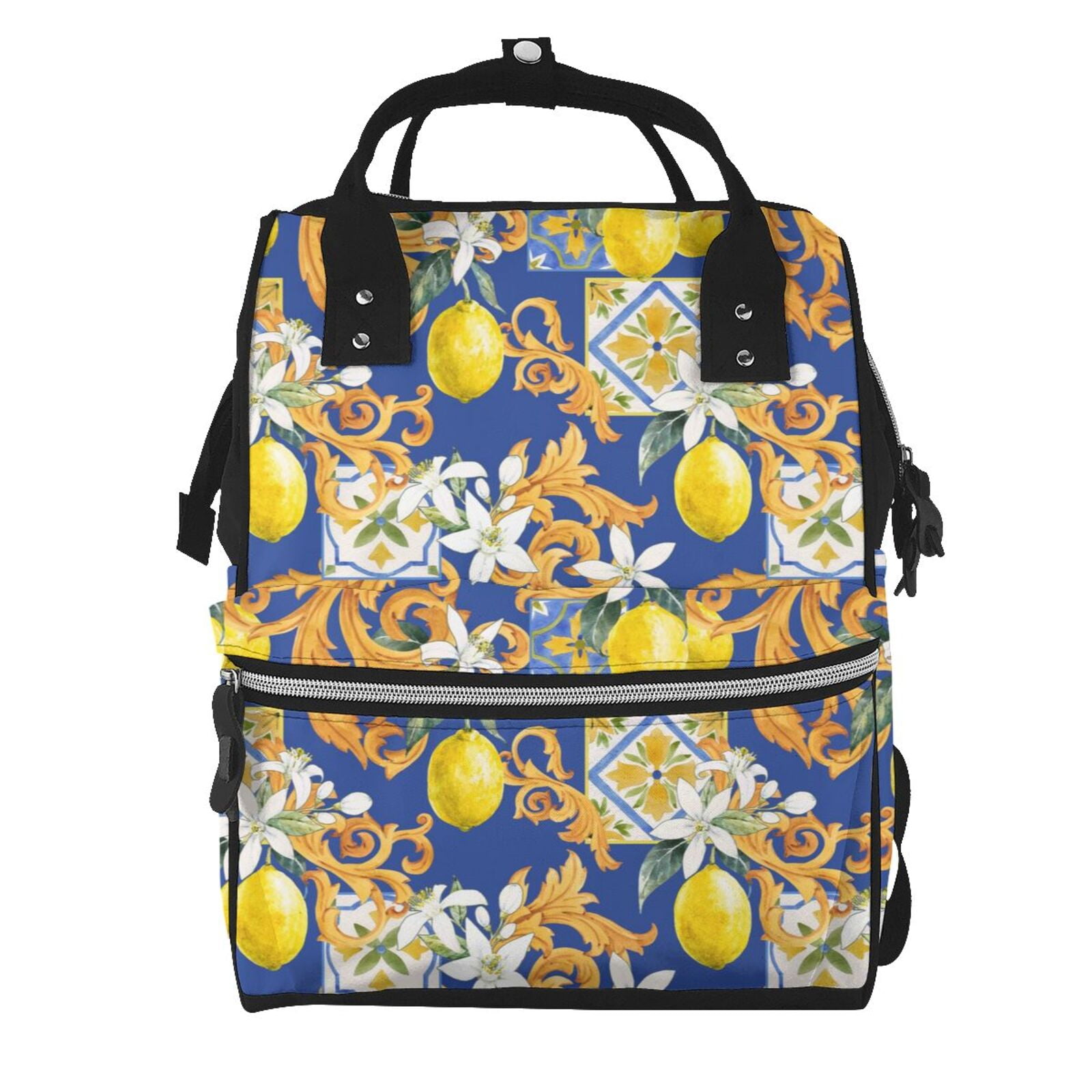 Gaeub Sicilian Style Print Mummy Diaper Bag Backpack,Durable Maternity ...