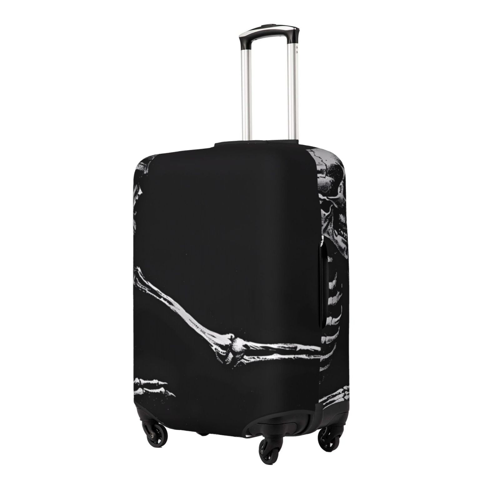 Gaeub Skeleton Playing Xylophone Print Elastic Luggage Cover with ...