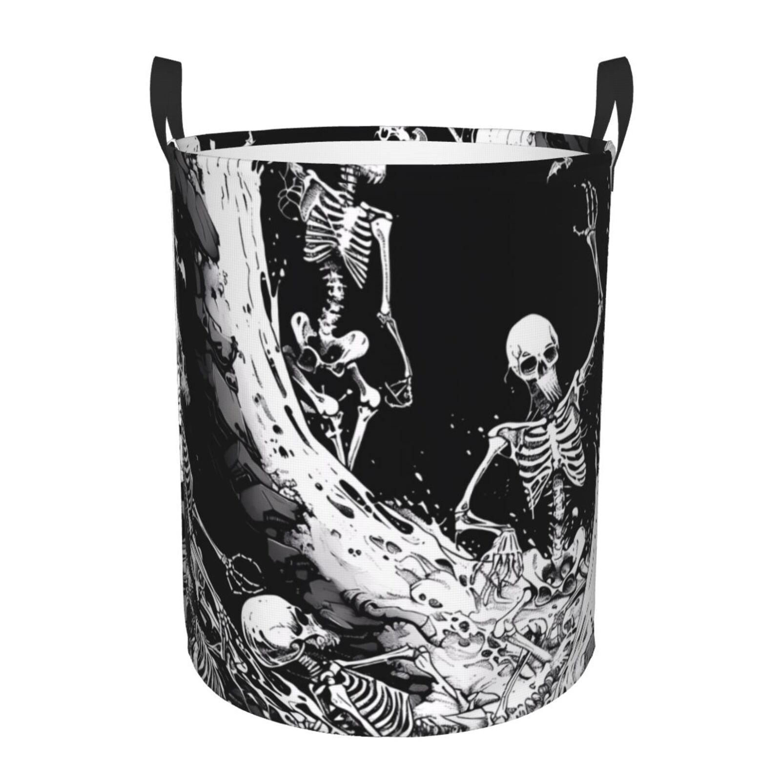 Gaeub Skeleton Wave Artwork Dirty Clothes Storage Basket, Toy Storage ...
