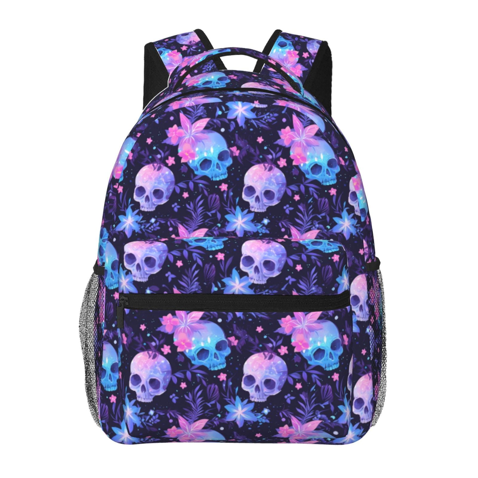 Gaeub Skull starry sky flower leaf Ergonomic Lightweight Laptop ...