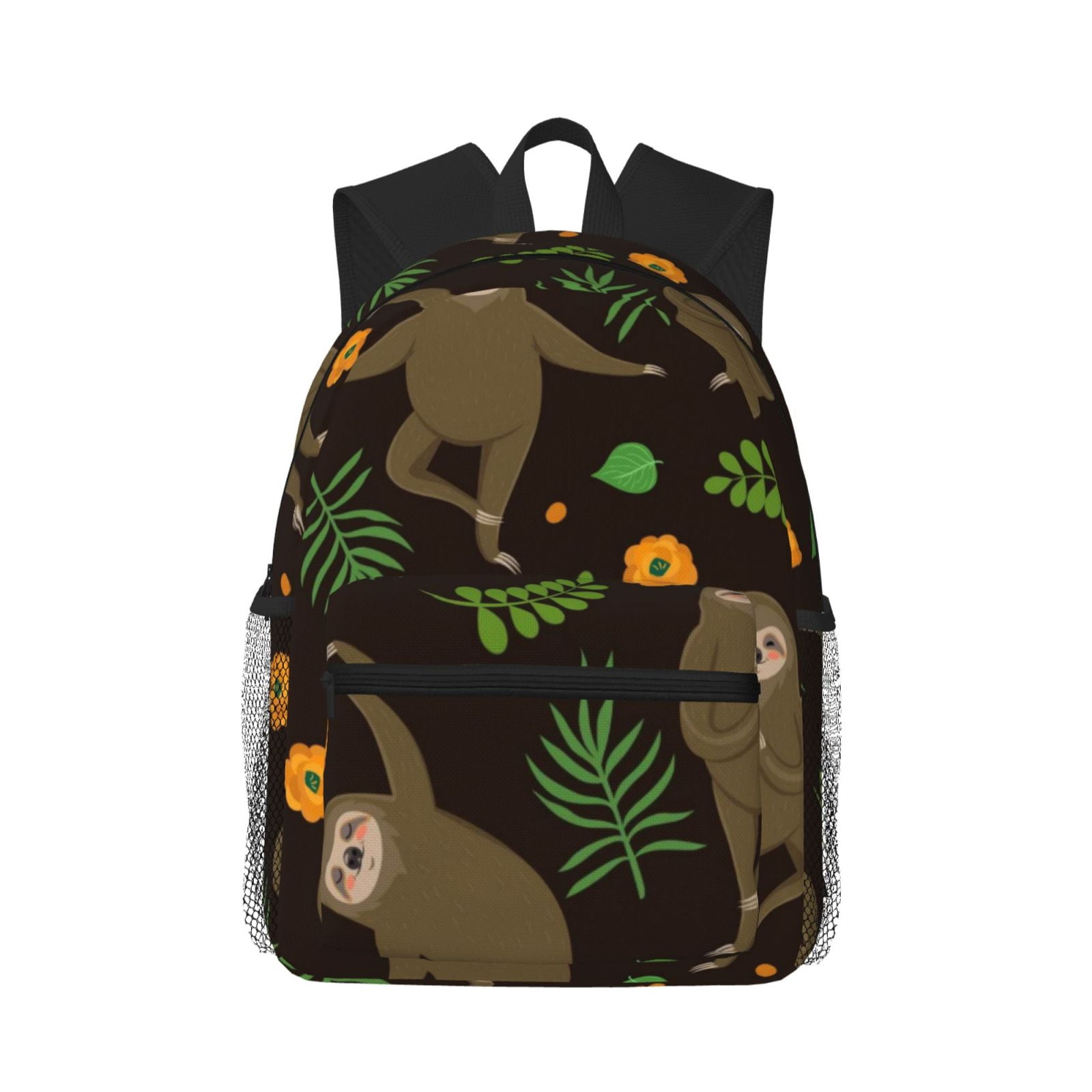 Gaeub Sloth Doing Yoga School Backpack Waterproof Bookbag for Men Women ...