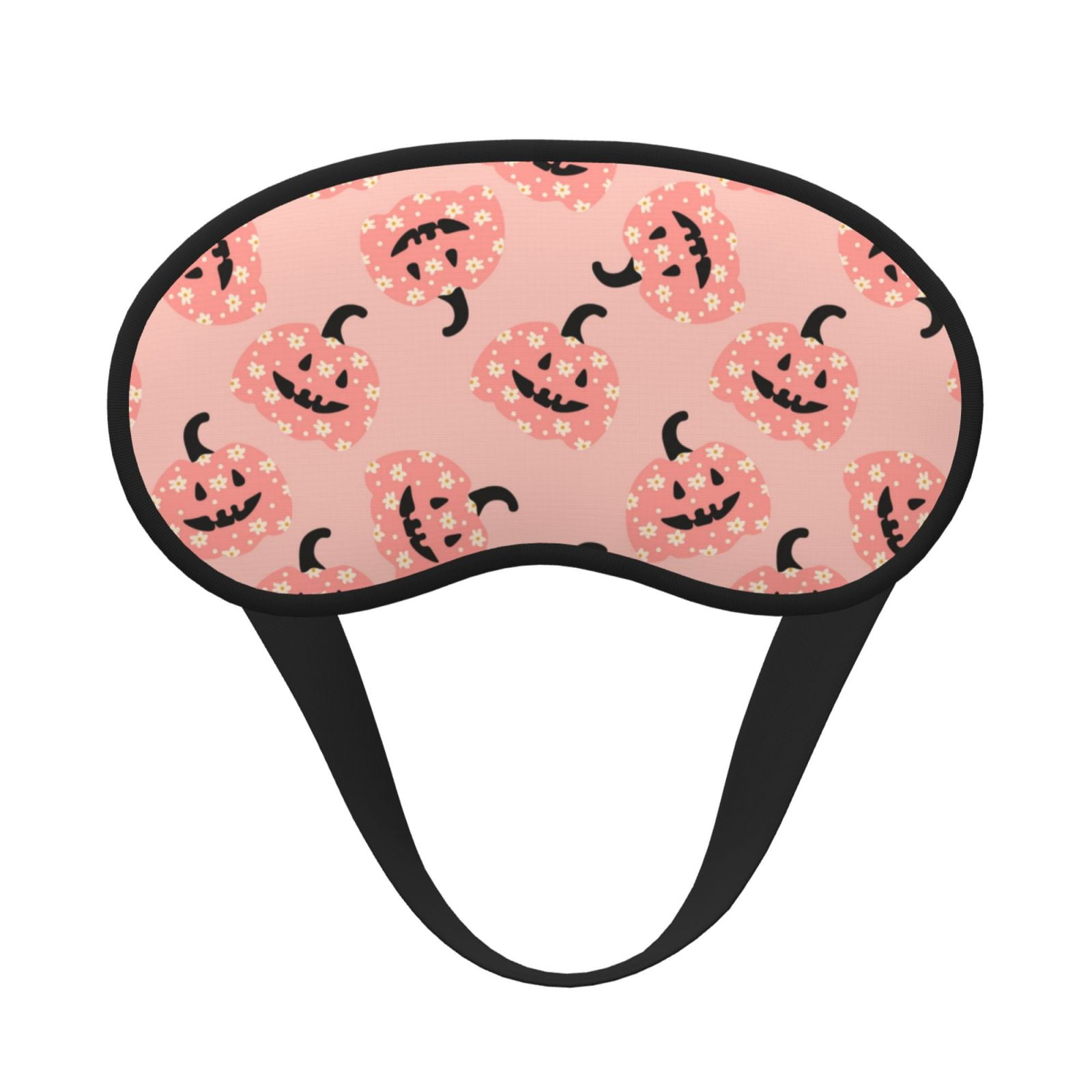 Gaeub Smiling Pink Pumpkins Printed Sleep Mask, Eye Masks for Sleeping ...