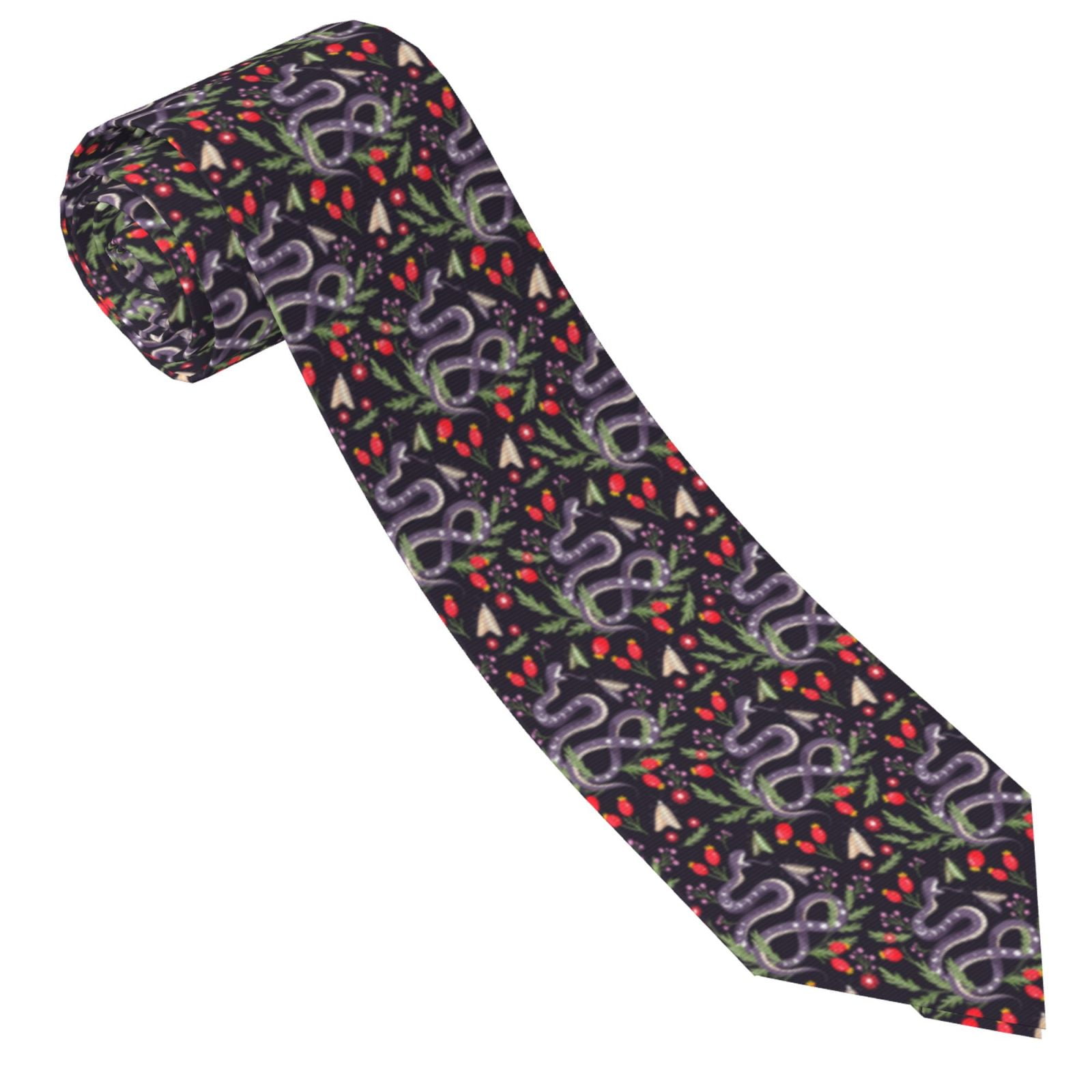 Gaeub Snakes And Snake Fruit Men's Classic Woven Jacquard Necktie ...