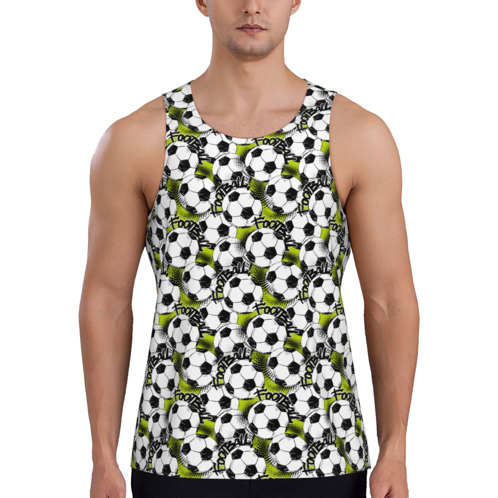 Gaeub Soccer and Football Men's Athletic Tank Top, Workout Sleeveless ...