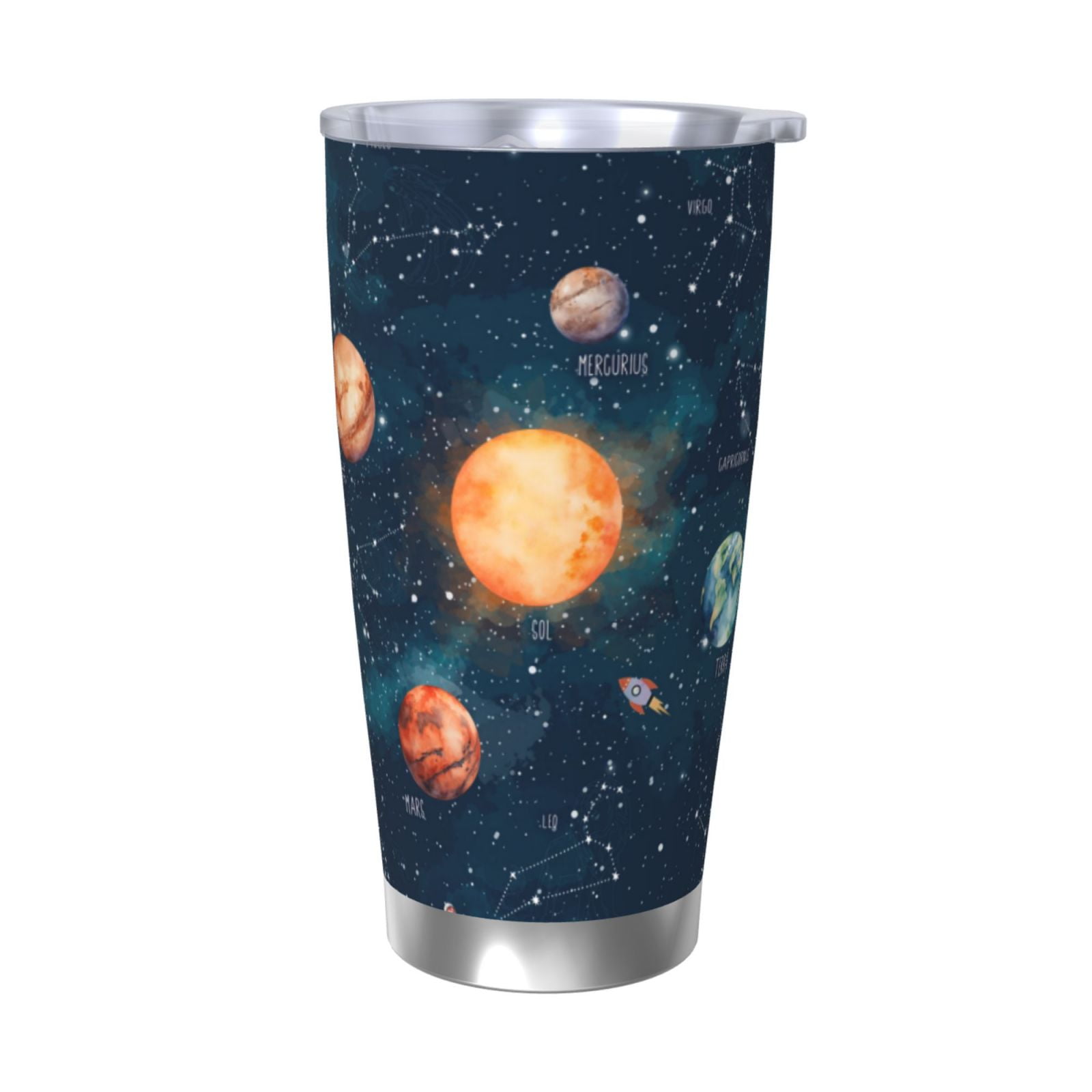 Gaeub Solar System And Planets Print 20-Ounce Stainless Steel Car Cup ...