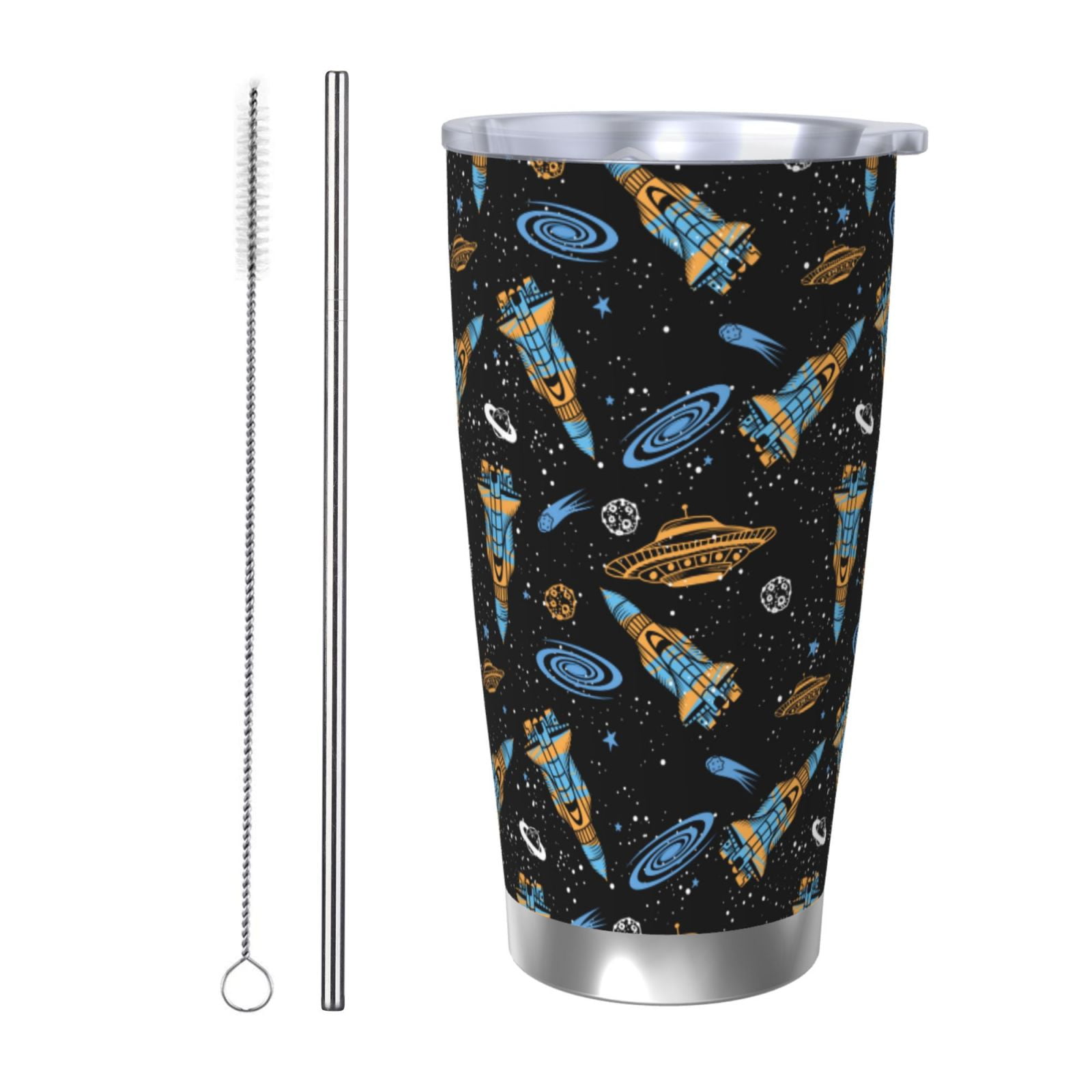 Gaeub Space Rockets Print 20-Ounce Stainless Steel Car Cup,Tumblers ...
