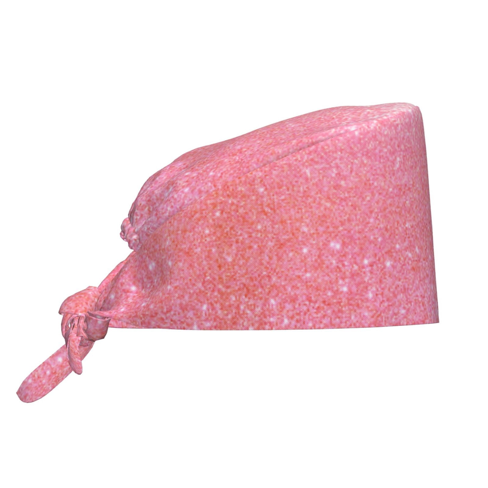Gaeub Sparkly Glitter Print Cleaning Working Cap,Unisex Scrub Cap Nurse ...