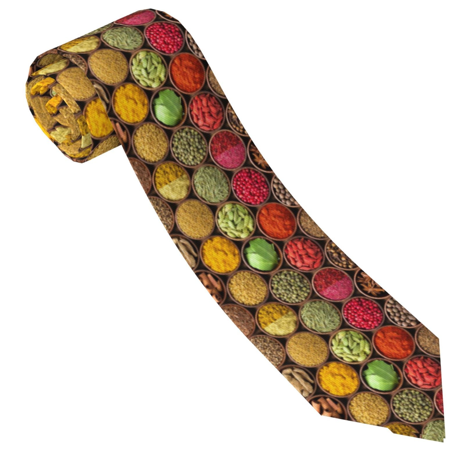 Gaeub Spices And Herbs Men's Classic Woven Jacquard Necktie Perfect for ...