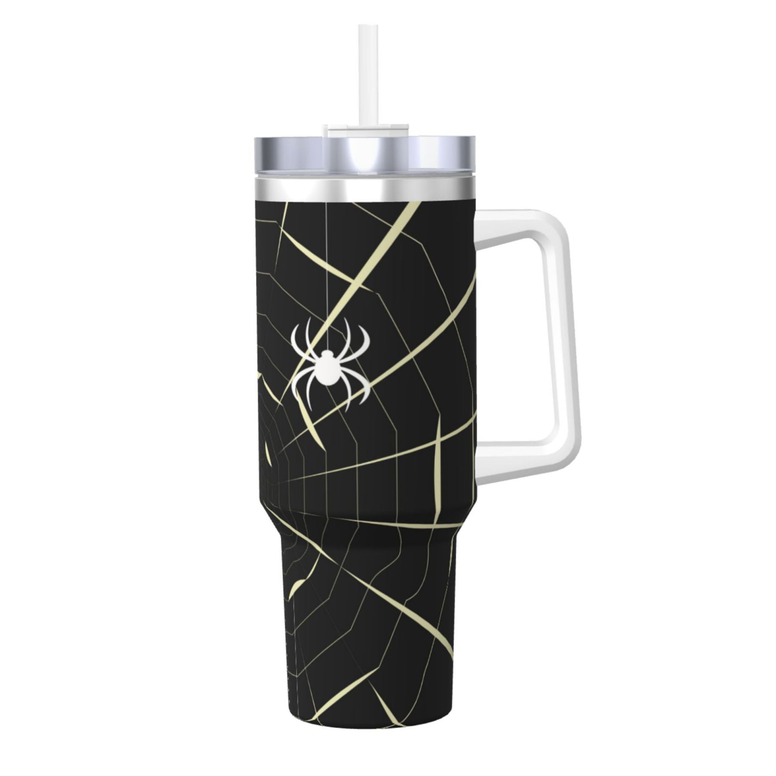 Gaeub Spiders On The Web Print Stainless Steel Hot/Cold Coffee Cup,40oz ...