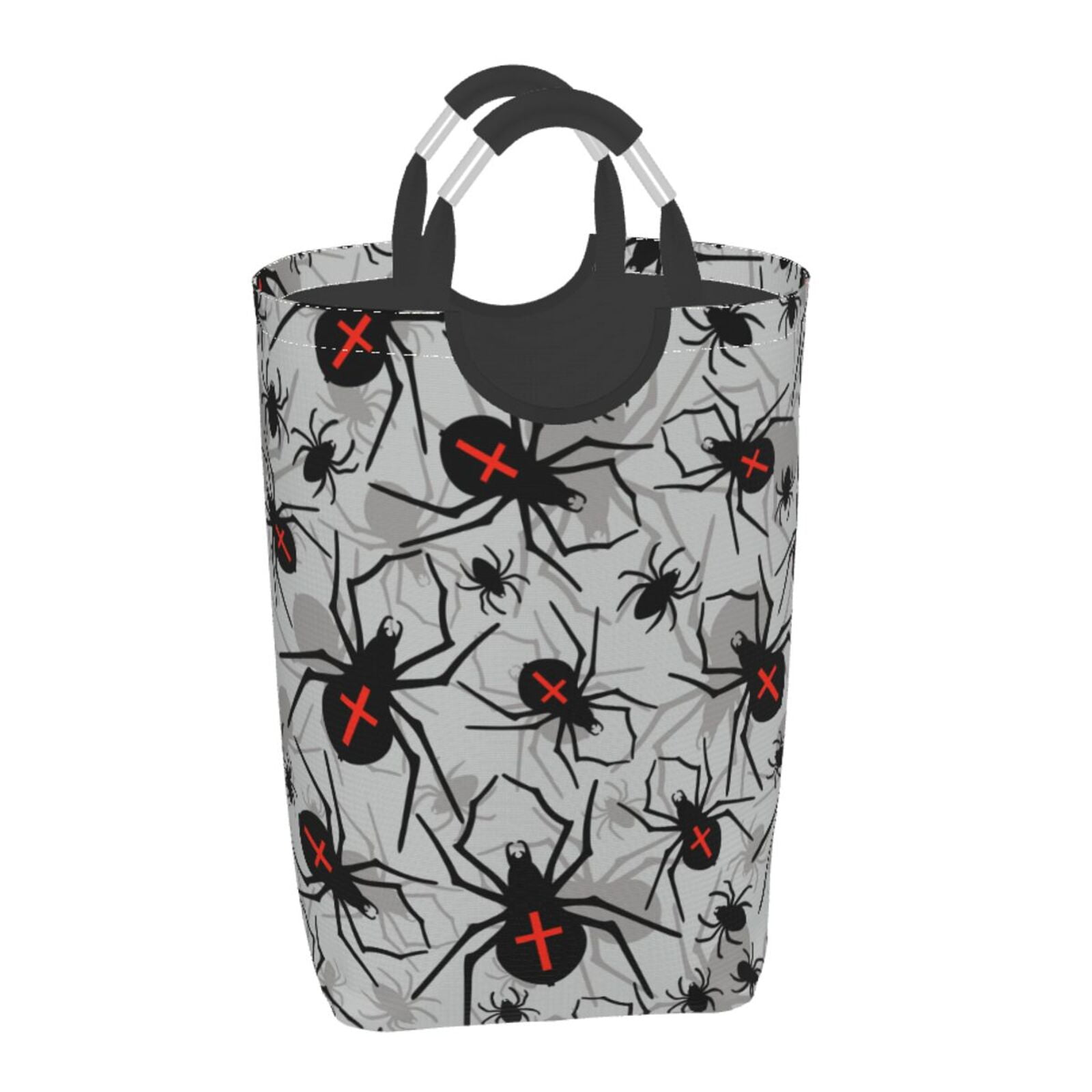 Gaeub Spiders Print 50L Large Laundry Hampers with Handles, Collapsible ...