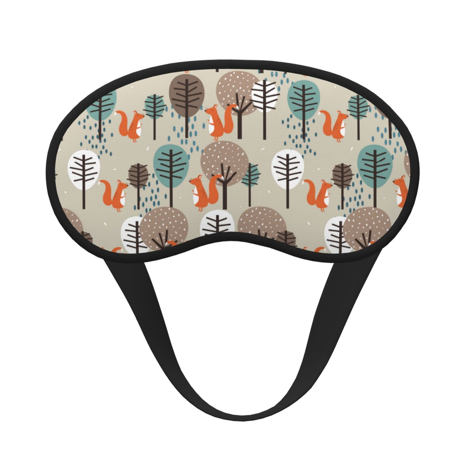 Gaeub Squirrels and Trees Printed Sleep Mask, Eye Masks for Sleeping ...