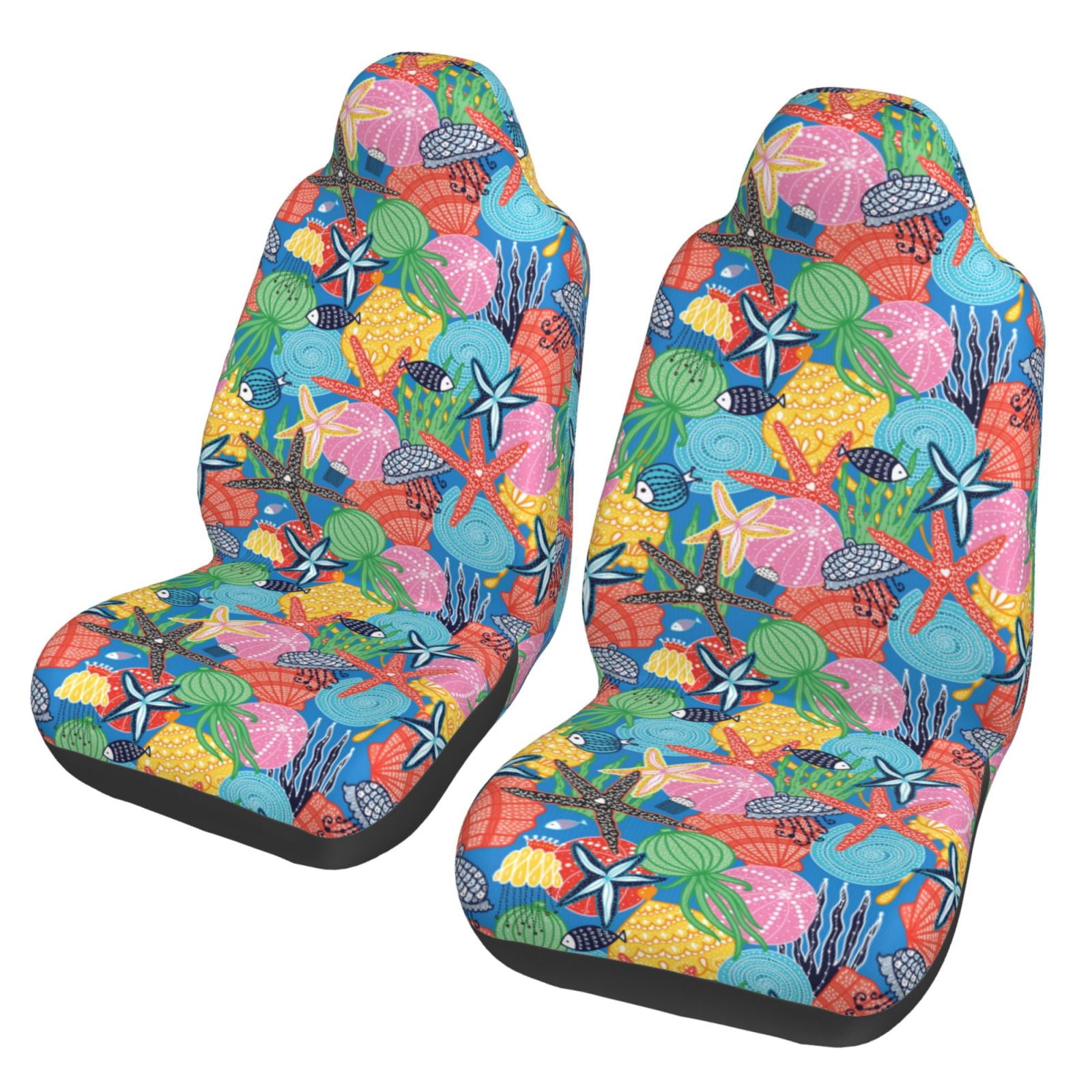 Gaeub Starfish And Algae 2Pack Full Set Car Seat Covers with Soft ...